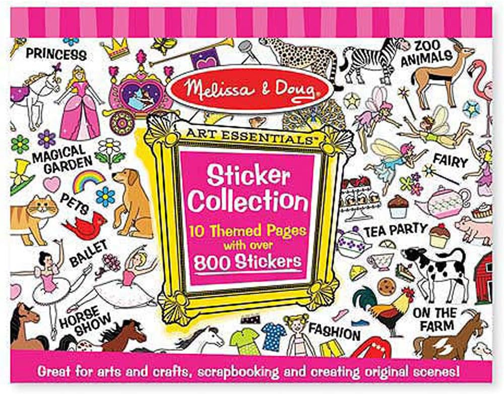 Melissa & Doug Sticker Collection Book, 500+ Sticker Animals : Amazon ...
