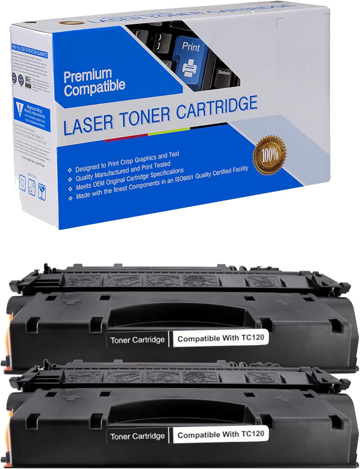 Amazon.com: Inksters of America Compatible Black Toner Cartridge ...
