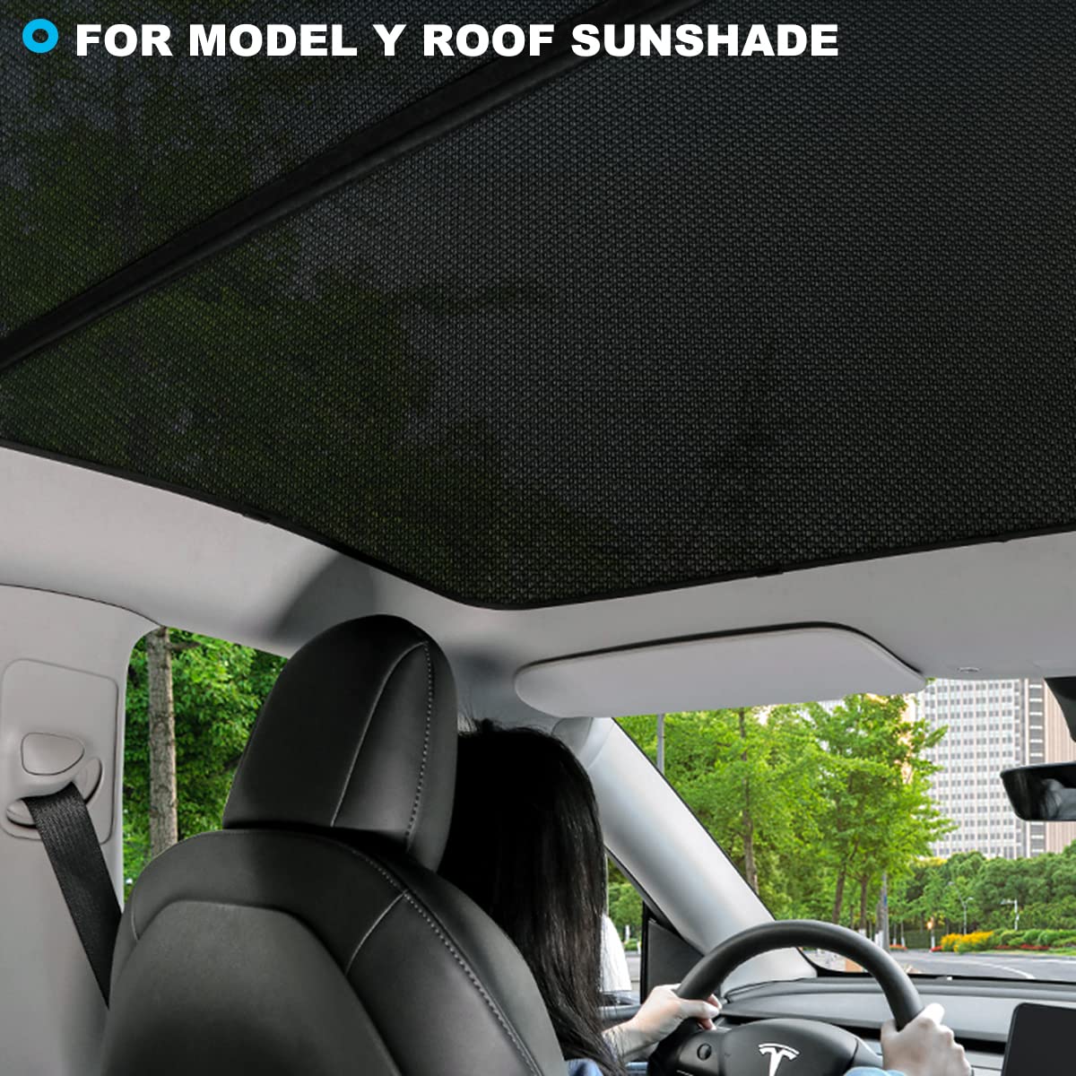 Topfit for model Y Sunshade Roof Window Insulation UV Rays Protection ...