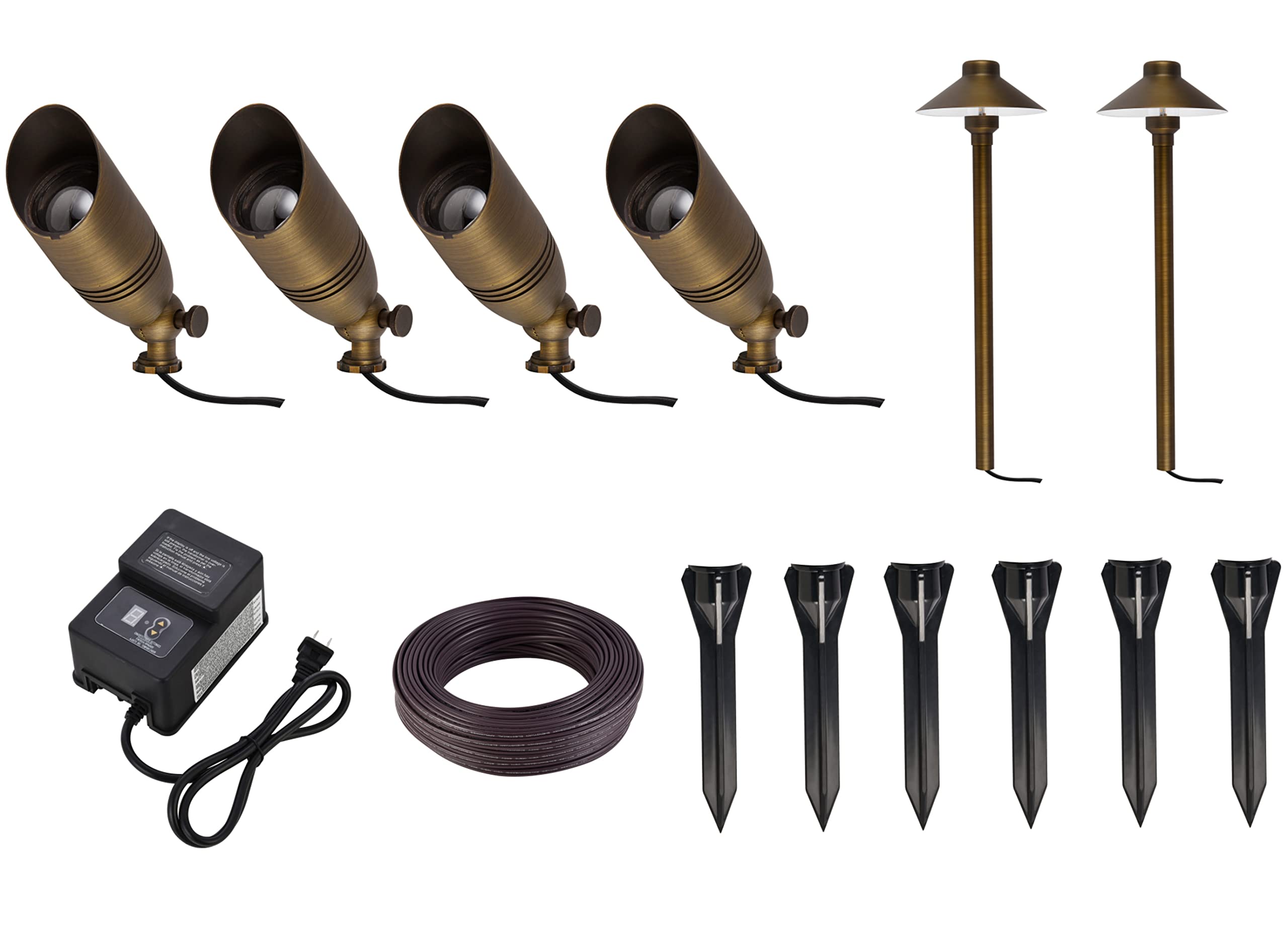 Amazon.com: Elitco Lighting Aera Landscape Lighting Full Starter in ...