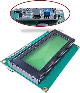 LCD I2C 2004 Green/Yellow Backlight for Arduino, ESP32, ESP8266, Raspberry Pi – High-Resolution ...