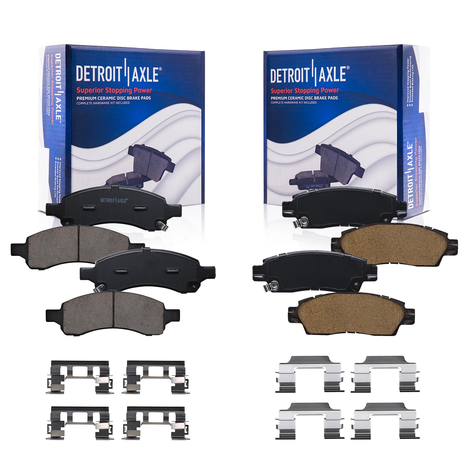 Front Rear Brake Pads Brake Pads Front Cciyu D1169 Ceramic Front Brake ...