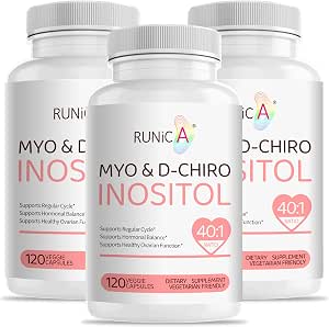 Amazon.com: RUNICA Myo-Inositol & D-Chiro Inositol Supplement for Women ...