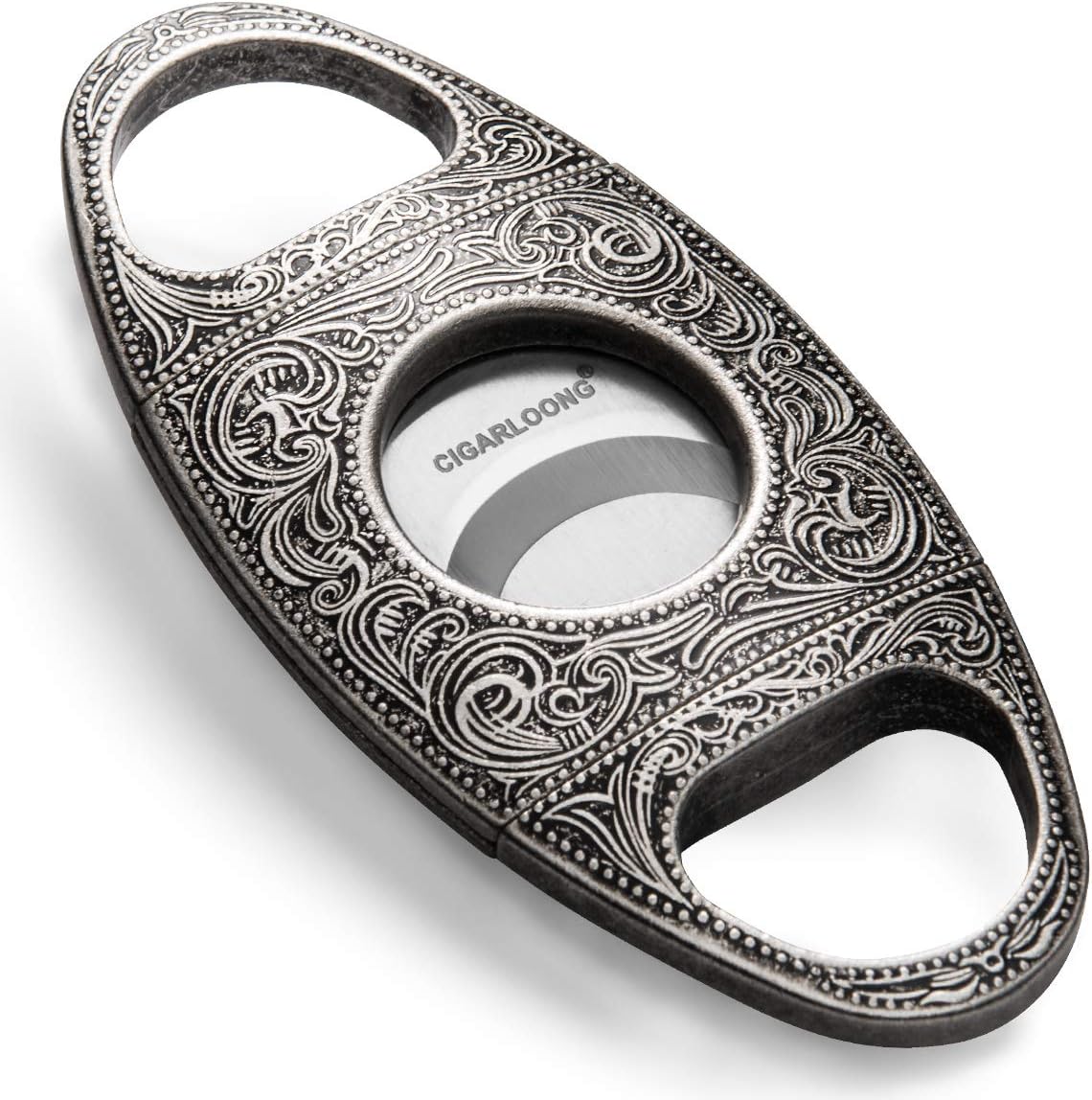 Amazon.com: CIGARLOONG Cigar Cutter Stainless Steel Bronze Engraved ...