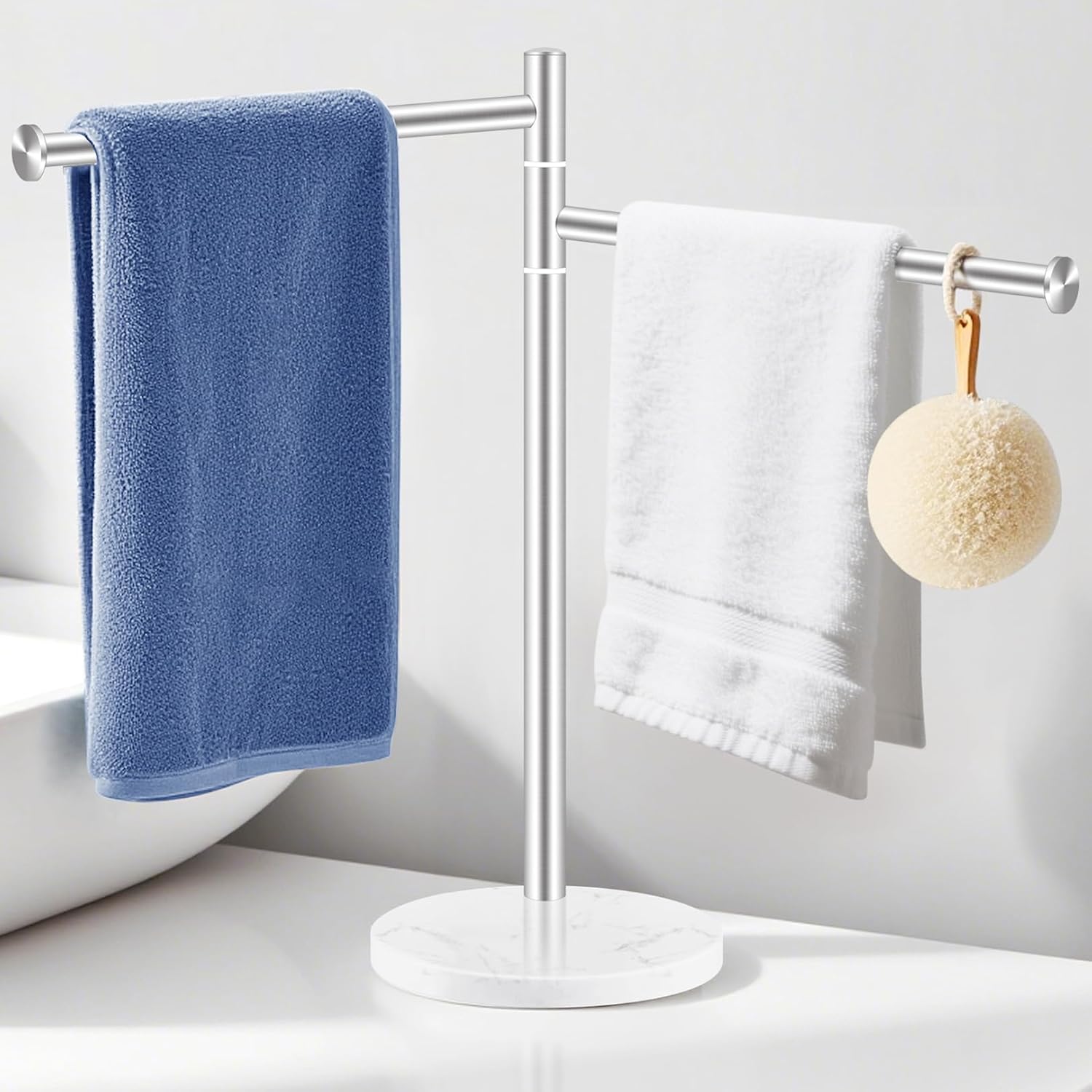Amazon.com: Hand Towel Holder, Stainless Steel Hand Towel Stand with ...