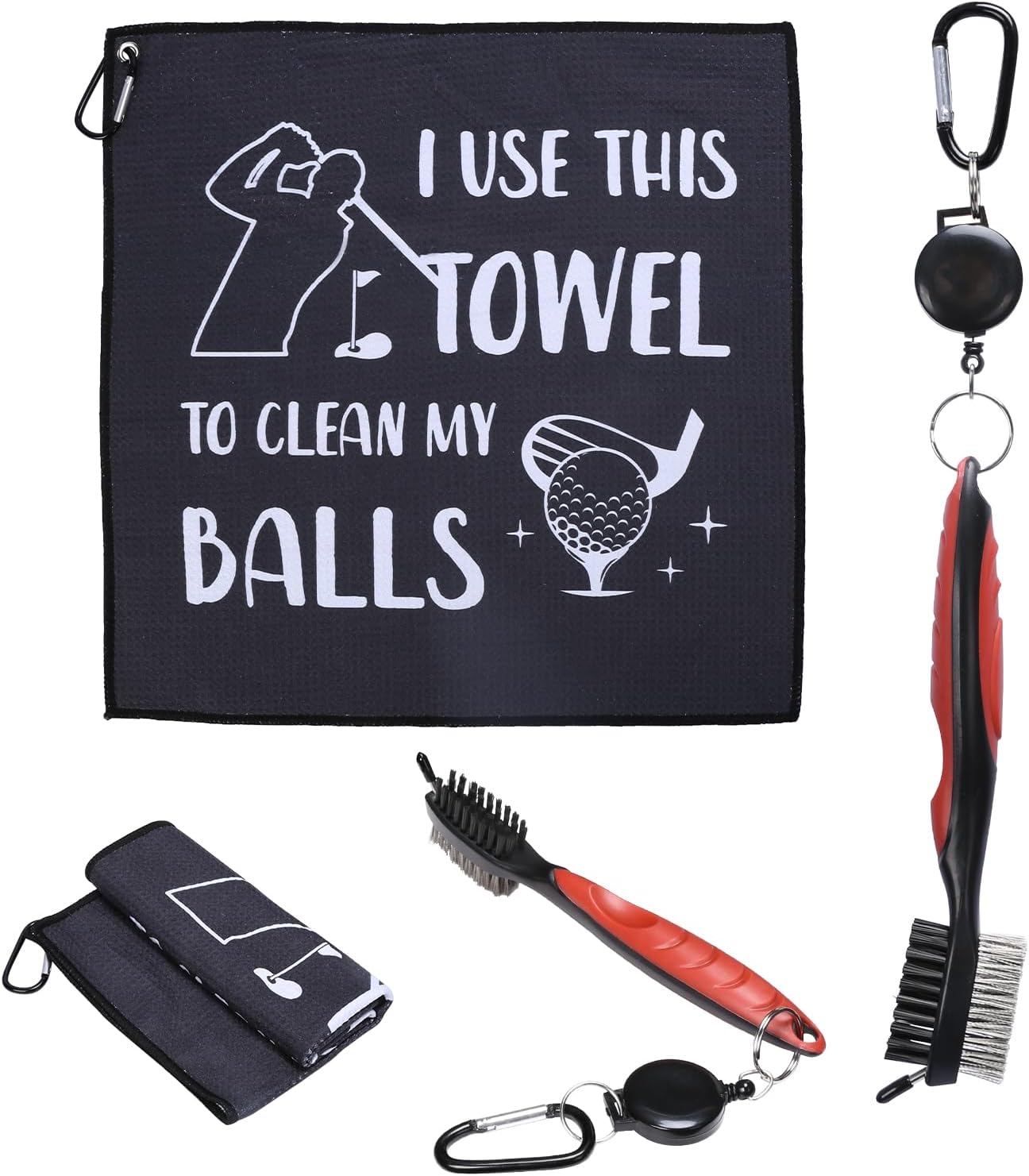 SHANKITGOLF Funny Golf Towel Gag Gift Clean Golf Balls Fun Golf ...