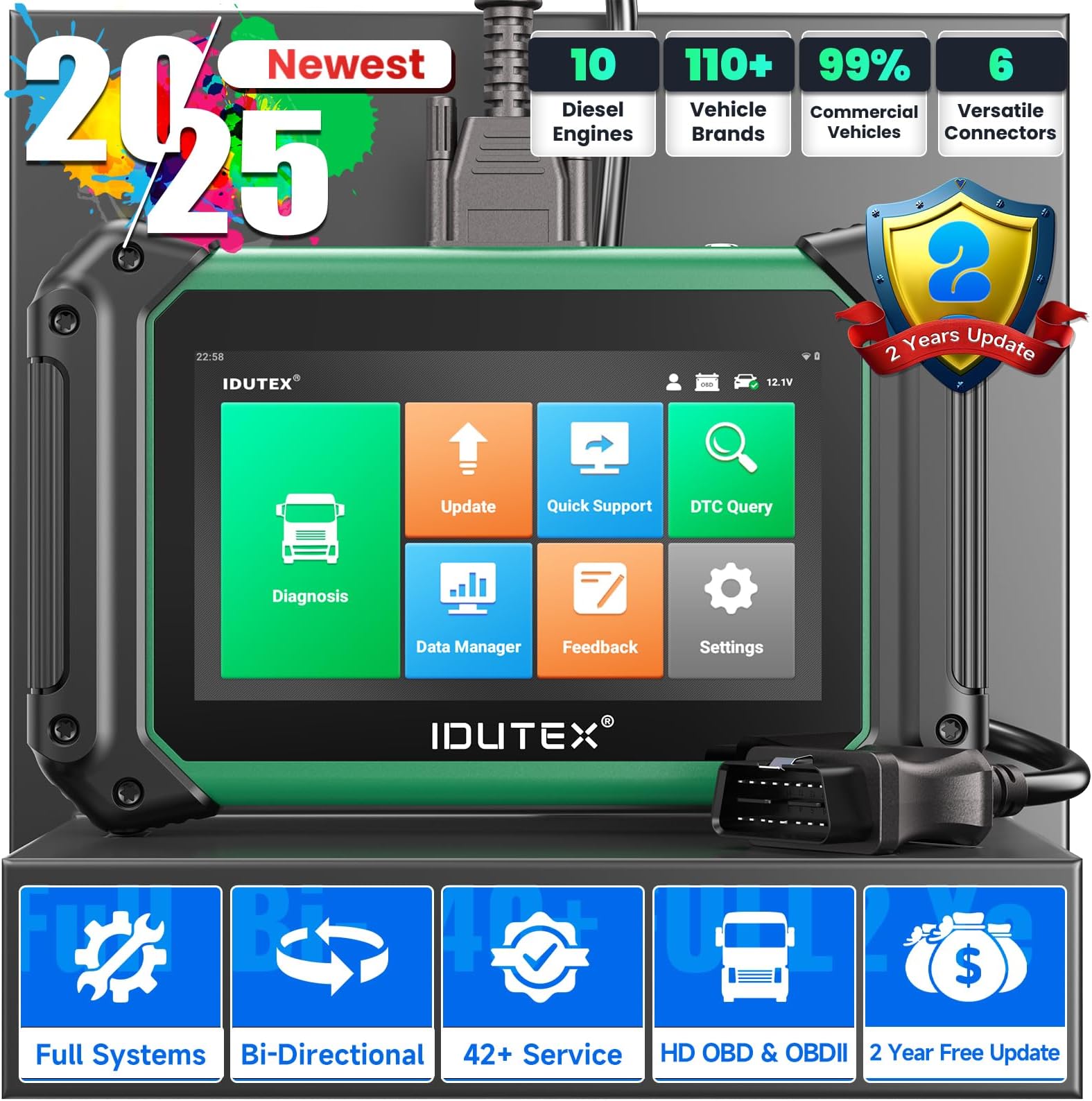 Amazon.com: Innova 7111 OBD2 Tablet - BiDirectional scan tool ...