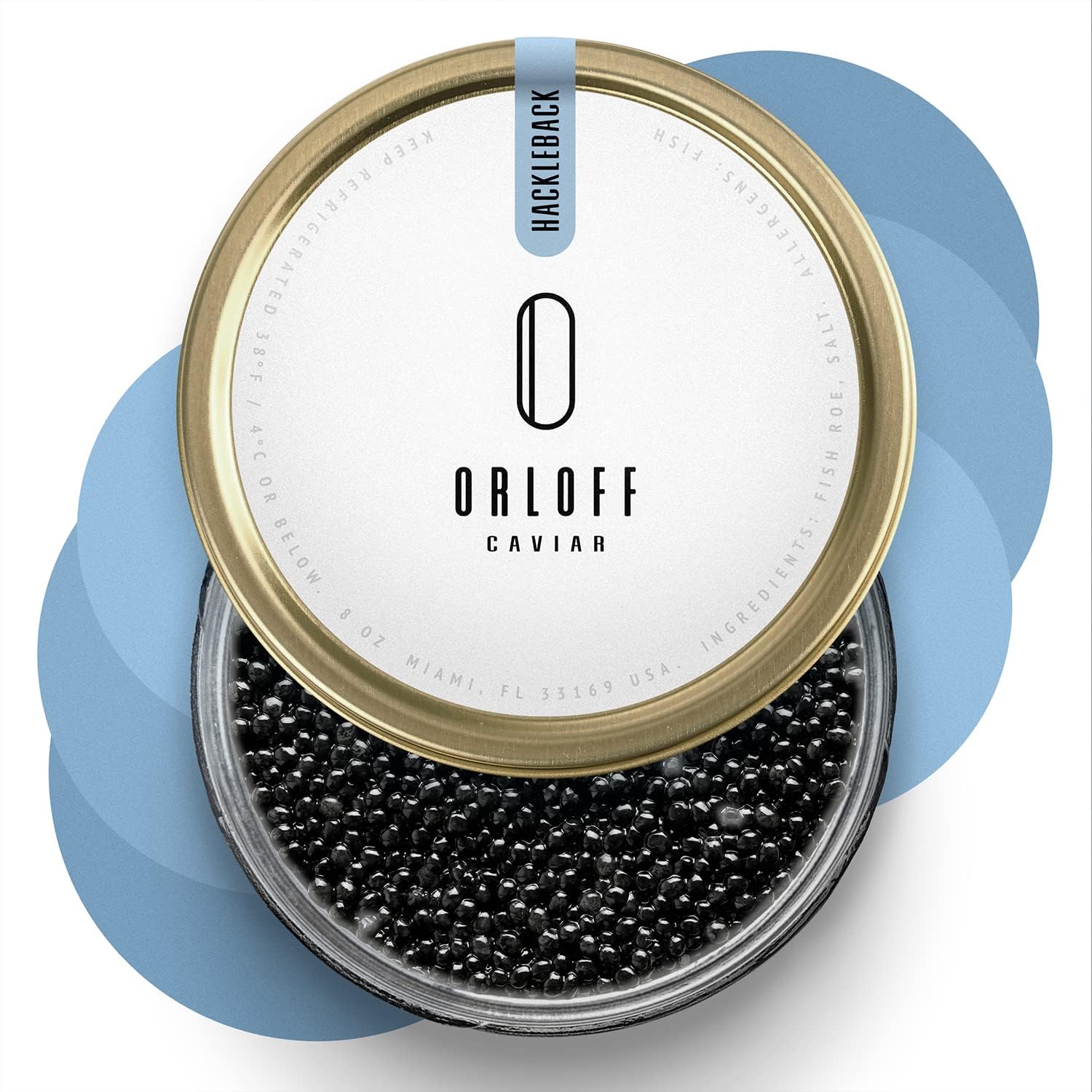 Amazon.com: American Hackleback Sturgeon Caviar - Black - Fresh ...