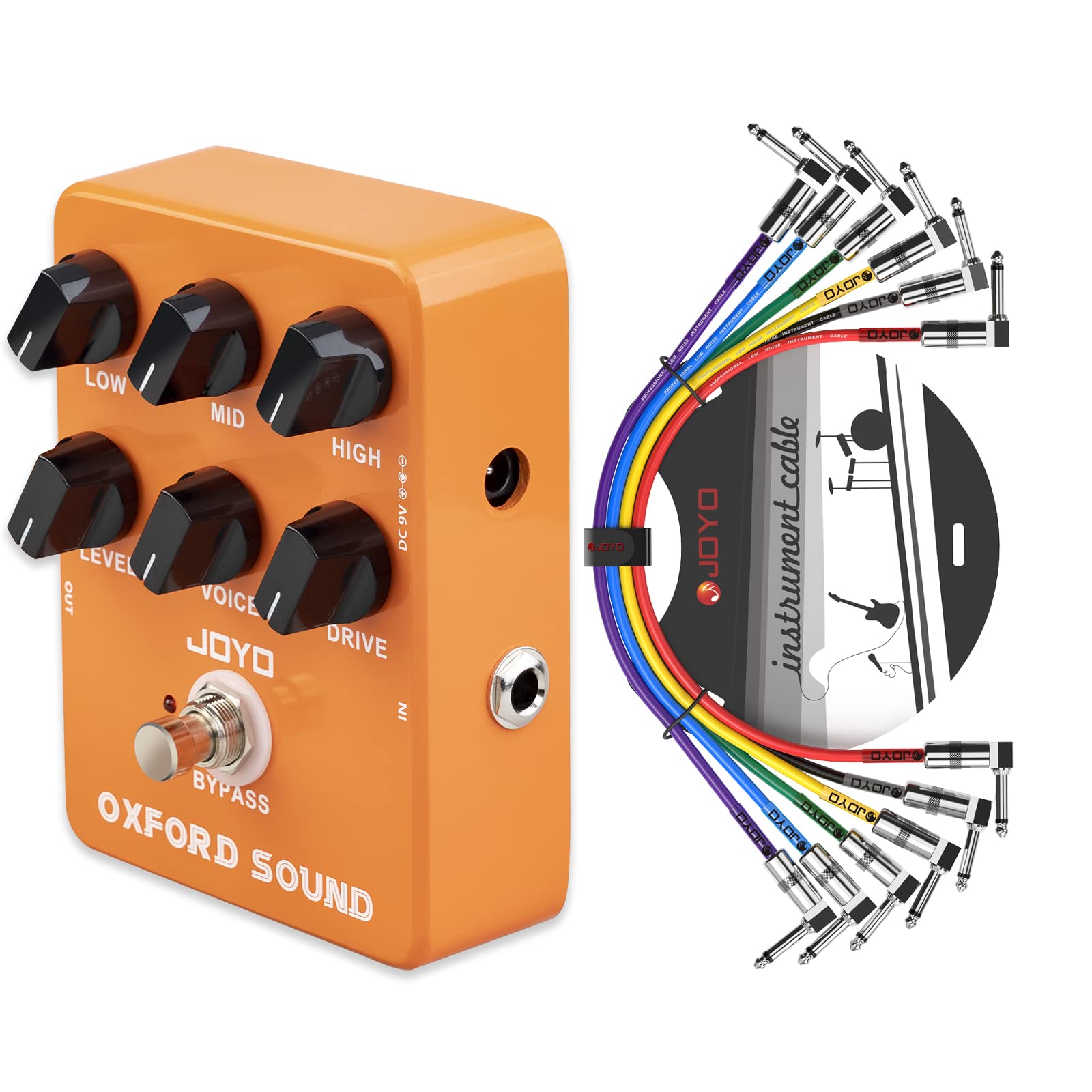 Amazon.com: JOYO JF-22 Orange Amplifier Sim Distortion Pedal with CM-06 ...