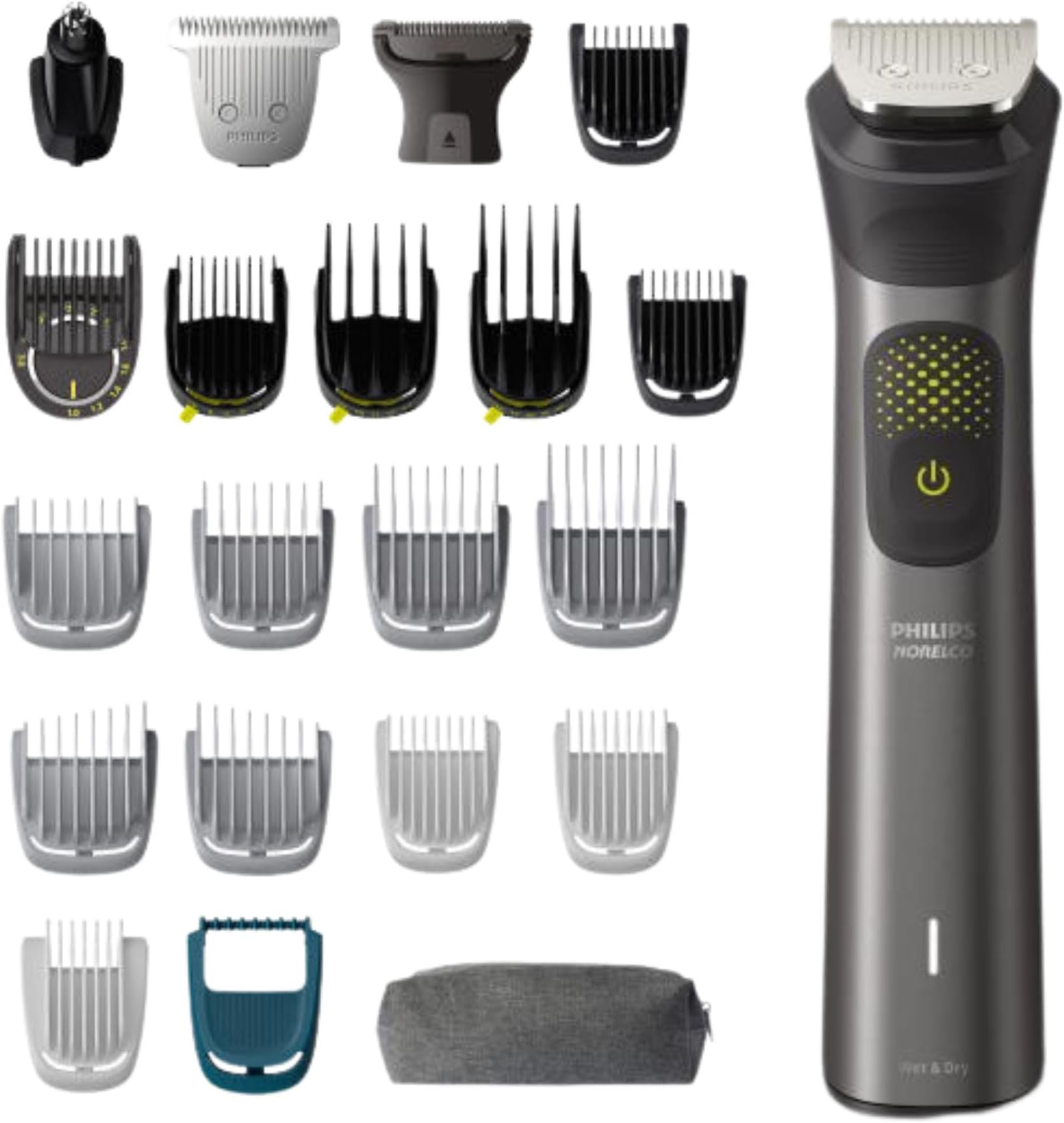 Amazon.com: Philips Multigroom Series 9000, 20-Piece All-in-One Trimmer ...
