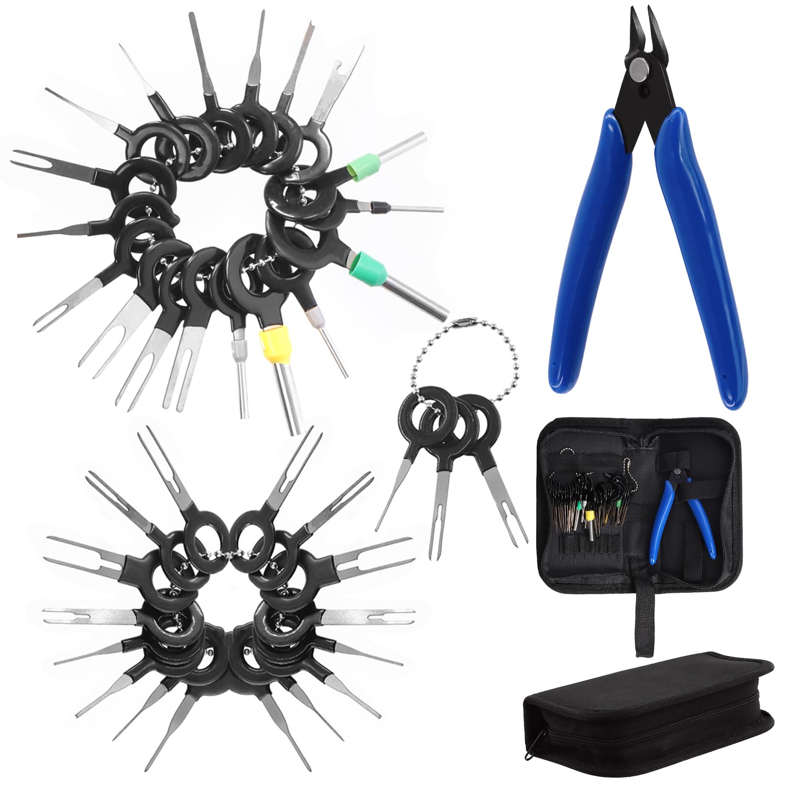 Wokape 70Pcs Terminal Removal Key Tool, Terminal Injector Kit, Terminal ...