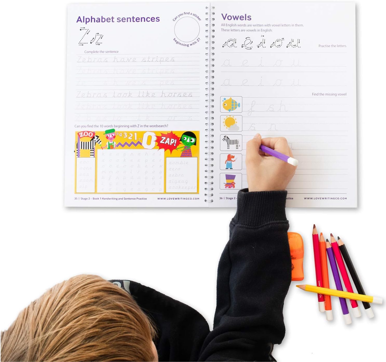Love Writing Co Better Writing Handwriting Practice Book For Children ...