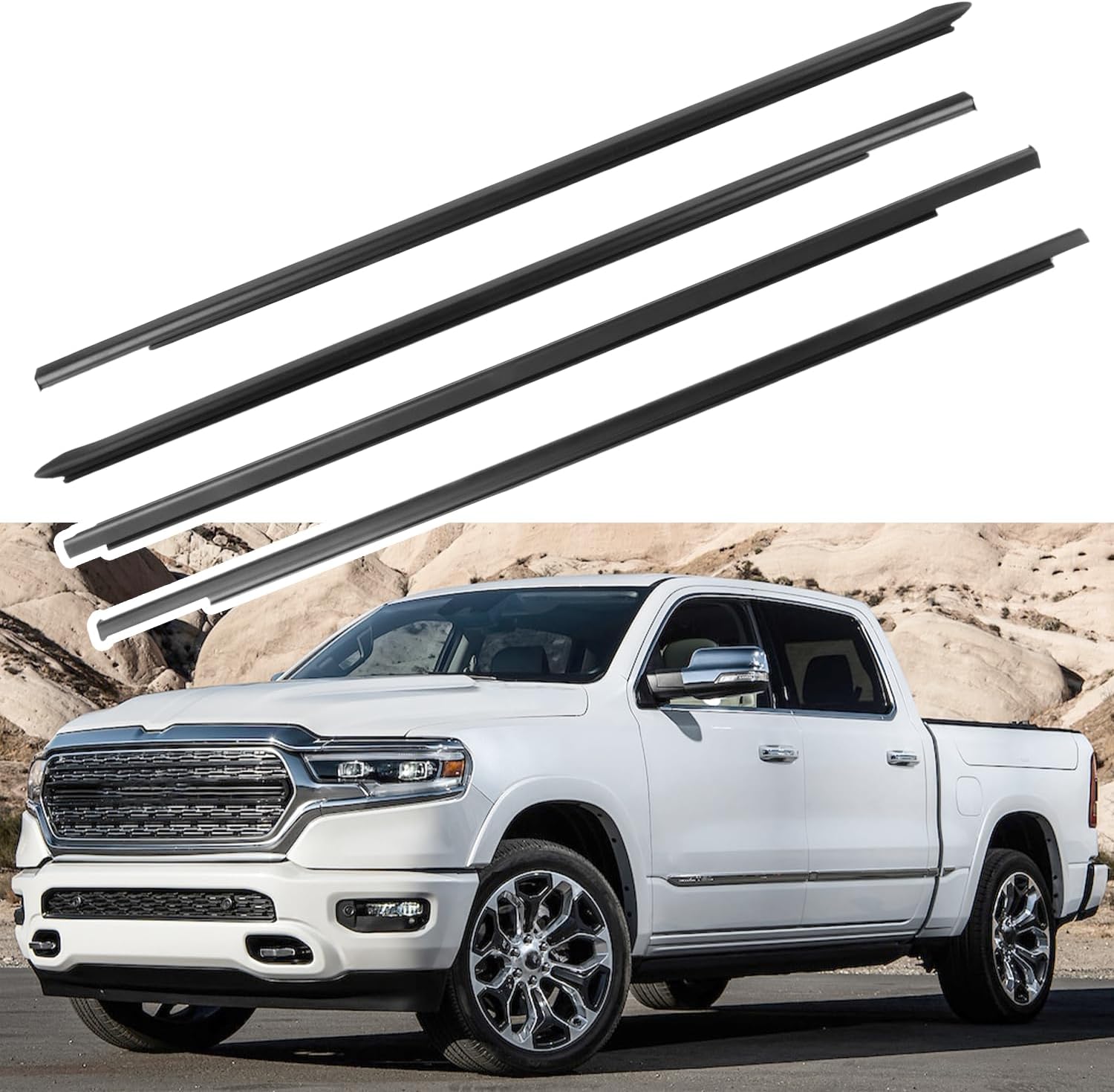 Amazon.com: Replacement Front Outer Window Belt Molding Weatherstrip ...