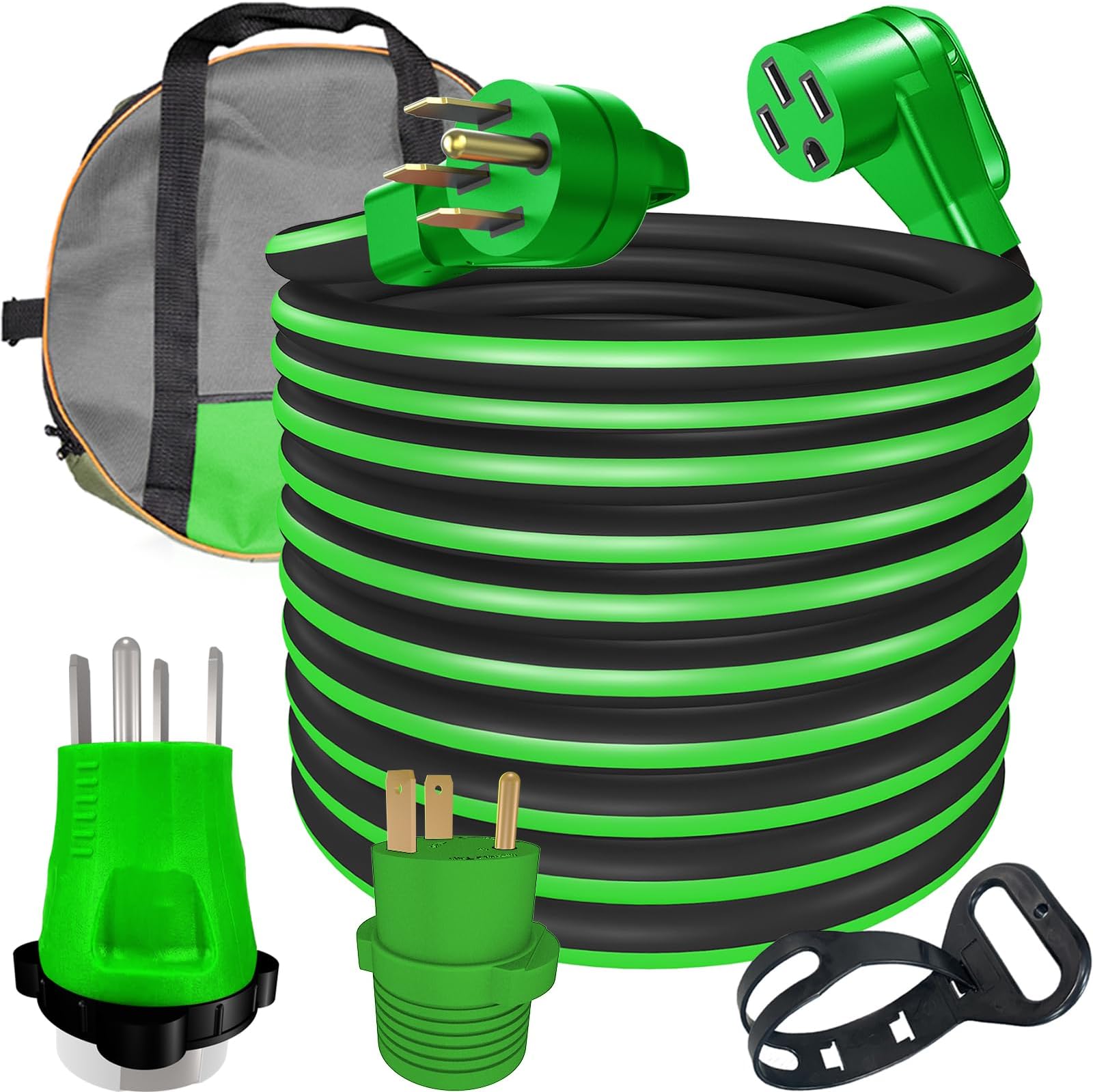Amazon.com: RVPLAN 50 FT 50 Amp RV/EV Extension Cord Outdoor Waterproof ...