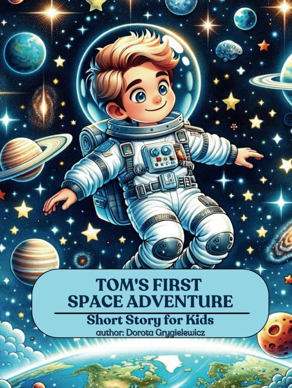 Tom's First Space Adventure - Short Story For Kids: "RDFK001ENH" Short ...