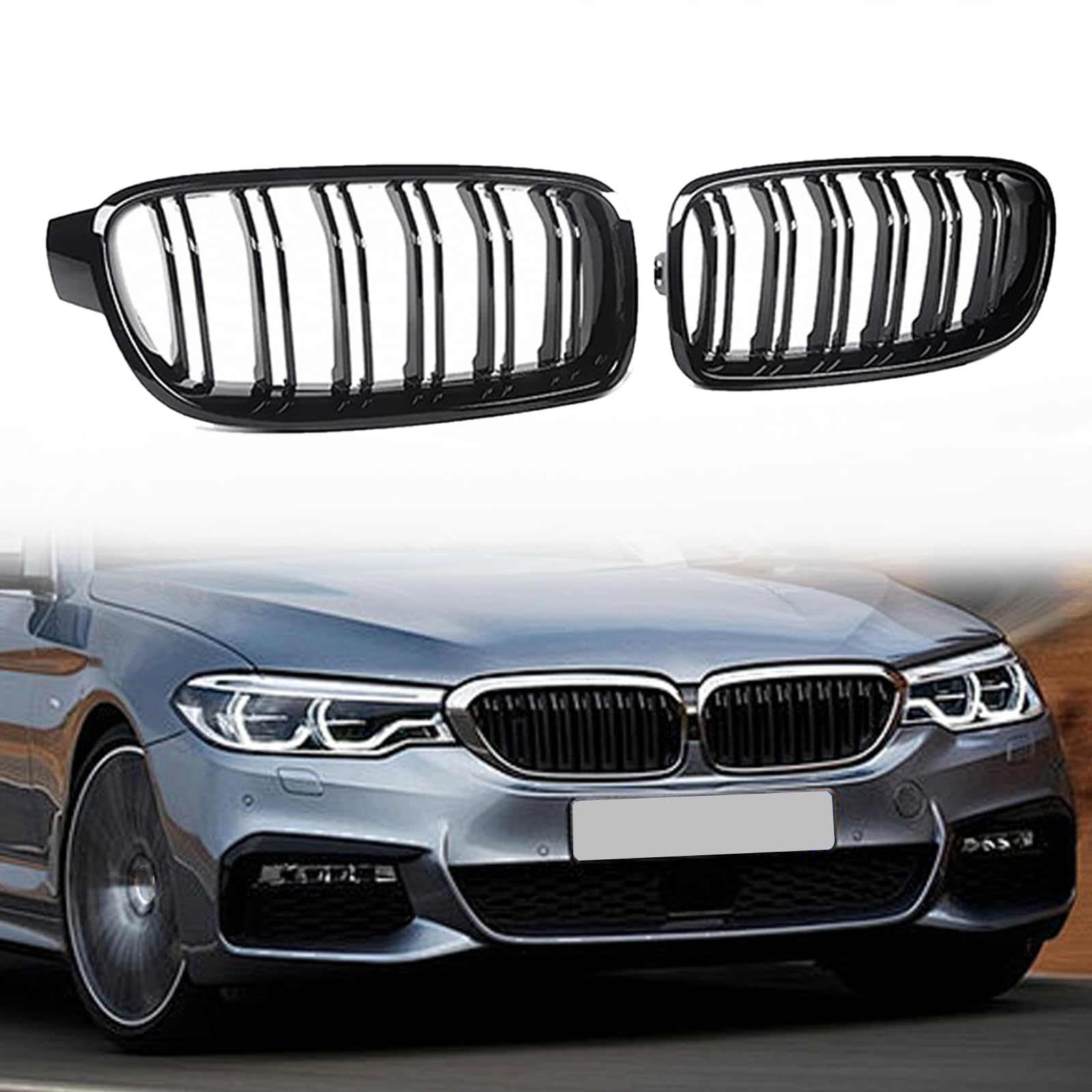 Amazon.com: WONDER POINT F10 Grille, Front Kidney Grille Grill ...