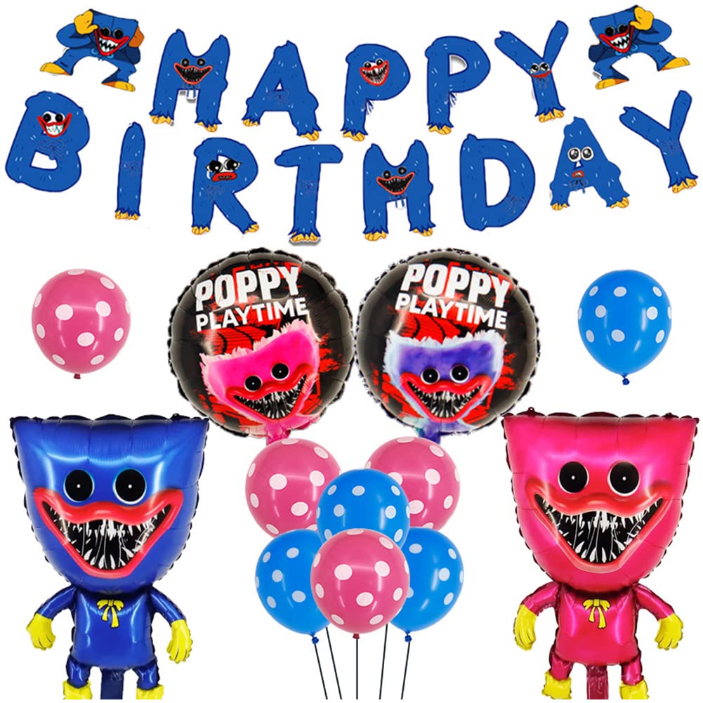 Hilloly Poppy Playtime Party Balloons Pack Of 13 Poppy Playtime ...