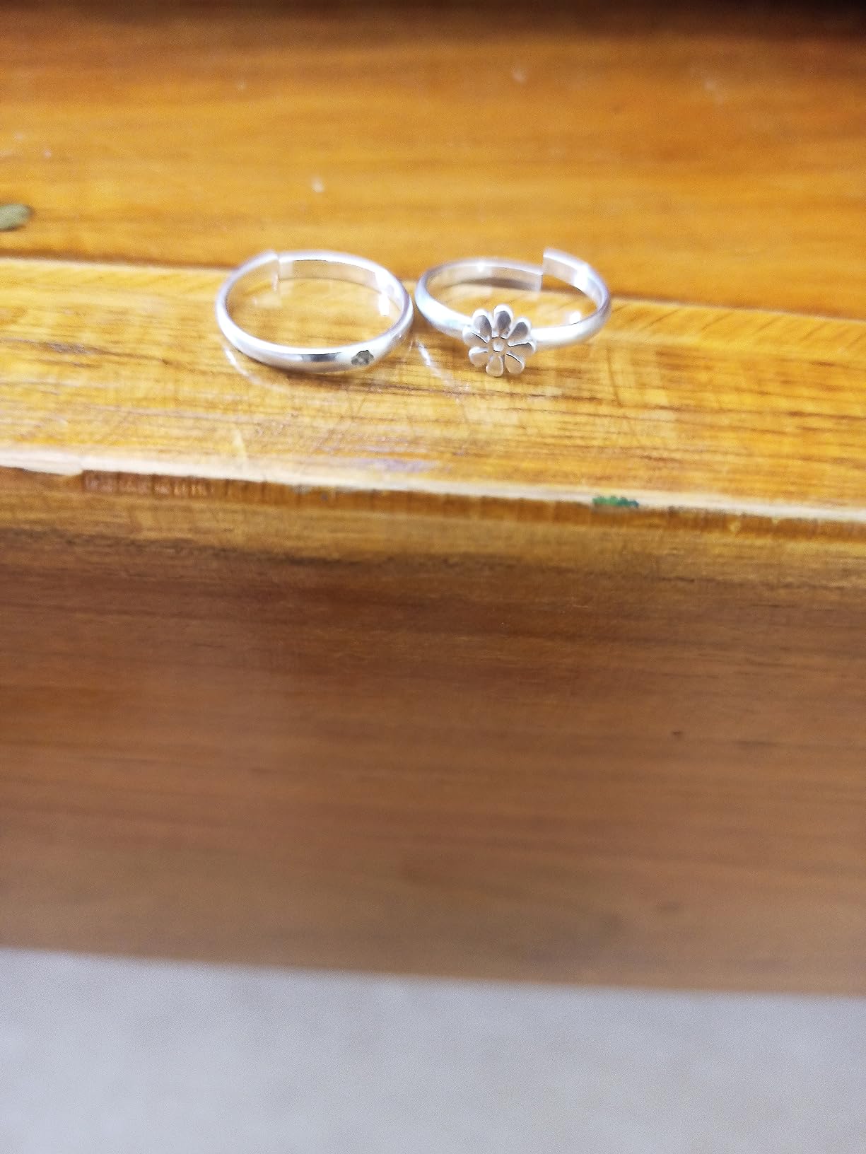 Silver Style 925 Sterling Silver Toe Rings for Women Ladies Pure Chandi ...