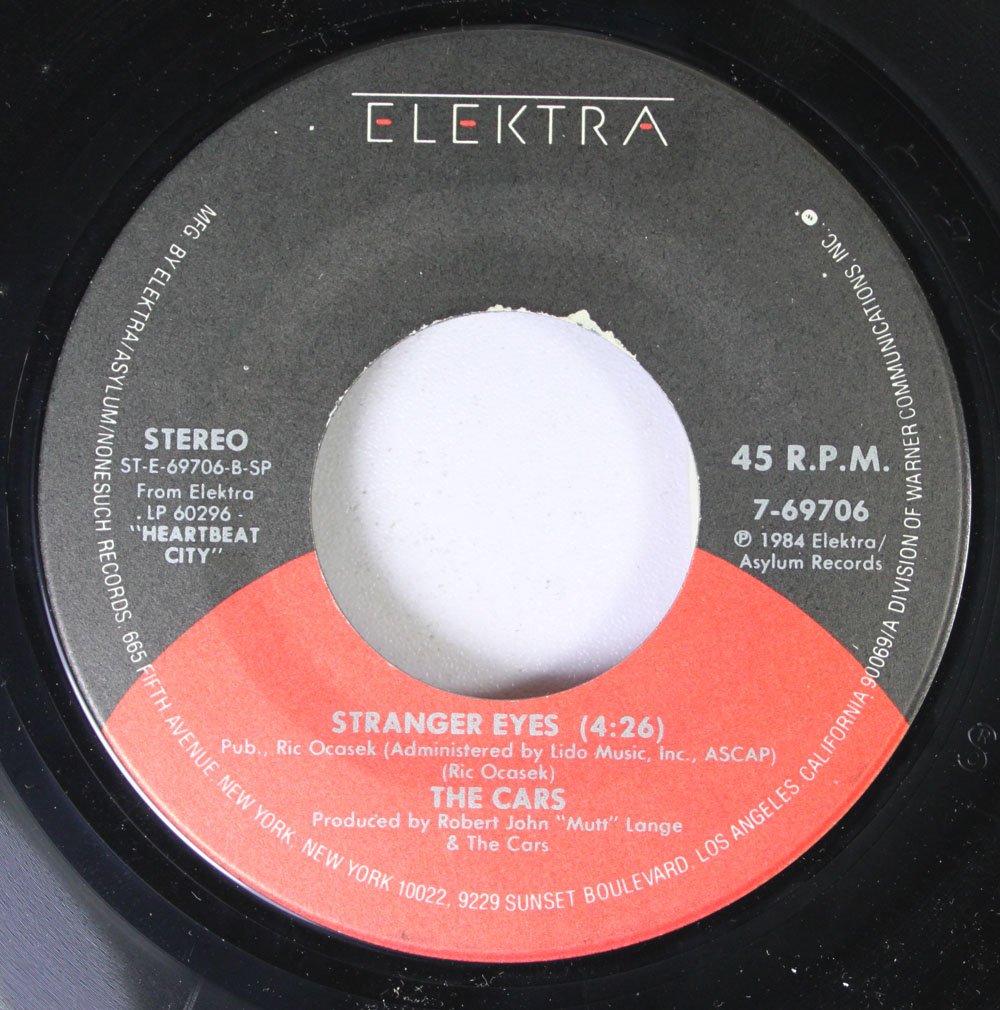 THE CARS 45 RPM Stranger Eyes / Drive - Amazon.com Music
