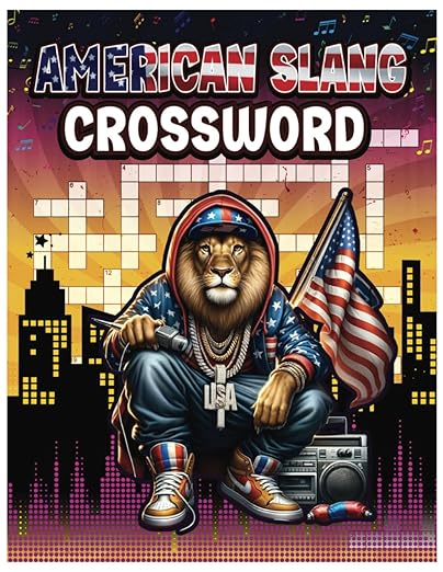 American Slang Crossword Puzzle Book for Adults: Fun Trivia Puzzles ...