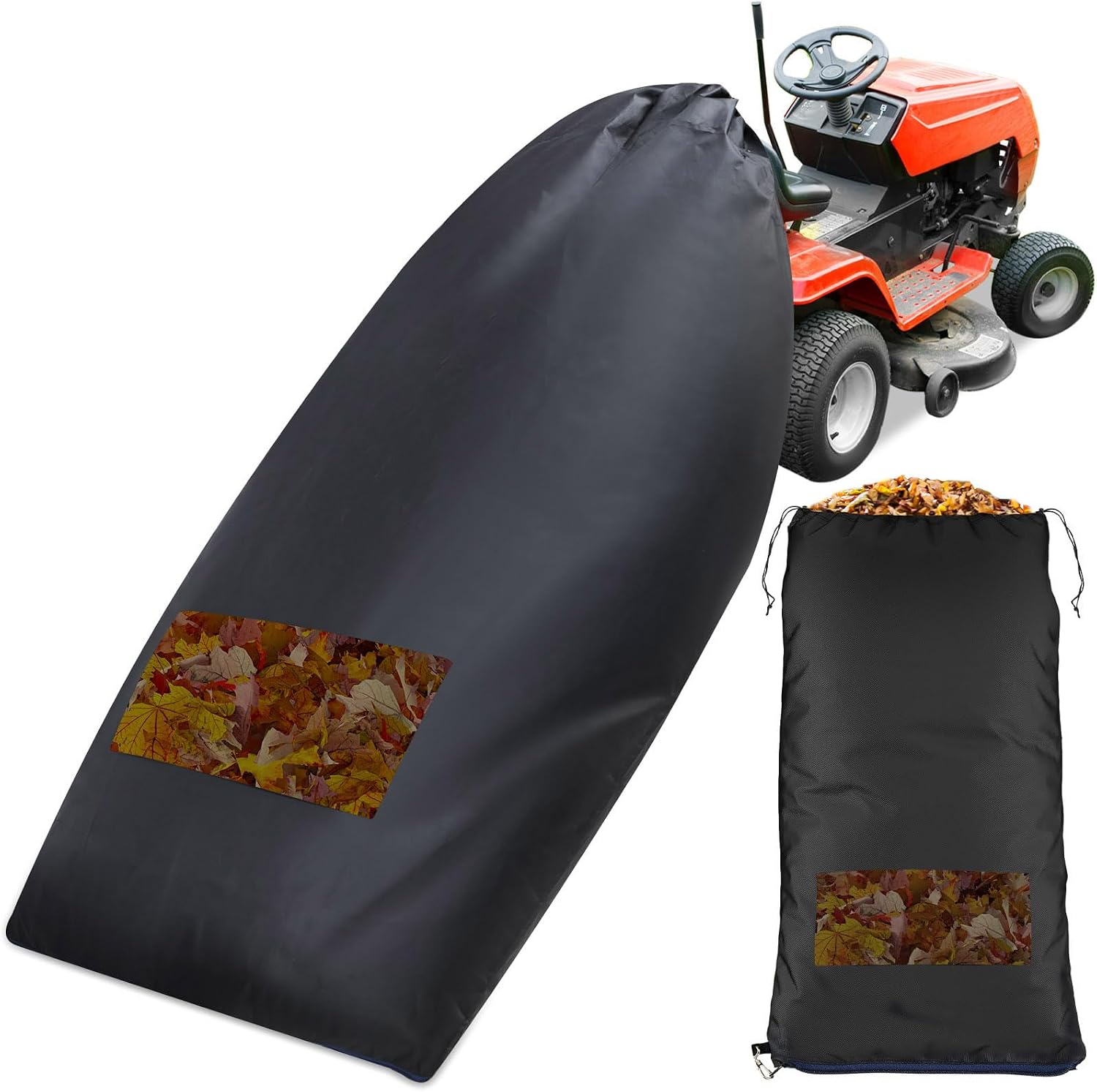 Amazon.com : Patelai 2 Pcs 2025 New Lawn Tractor Leaf Bag 420d Grass ...