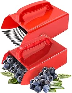 Berry Picker 2Pcs Ergonomic Blueberry Picker Food Grade Berry Pickers ...