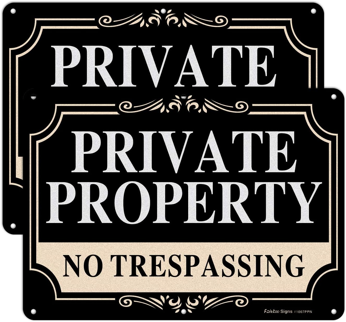Amazon.com : Private Do Not Enter Sign Private Property No Entry Metal ...