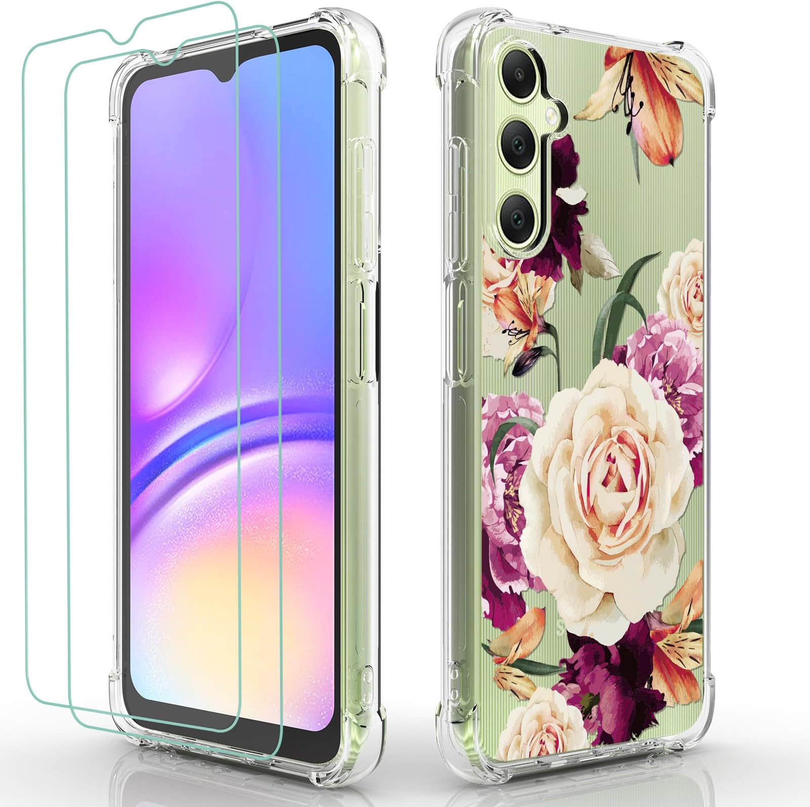 Amazon.com: Osophter for Galaxy A05 A05S Case: Clear Women Girls Boys ...