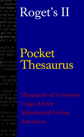 Amazon | Rogets II Pocket Thesaurus (Roget's Thesaurus) | Rogets ...
