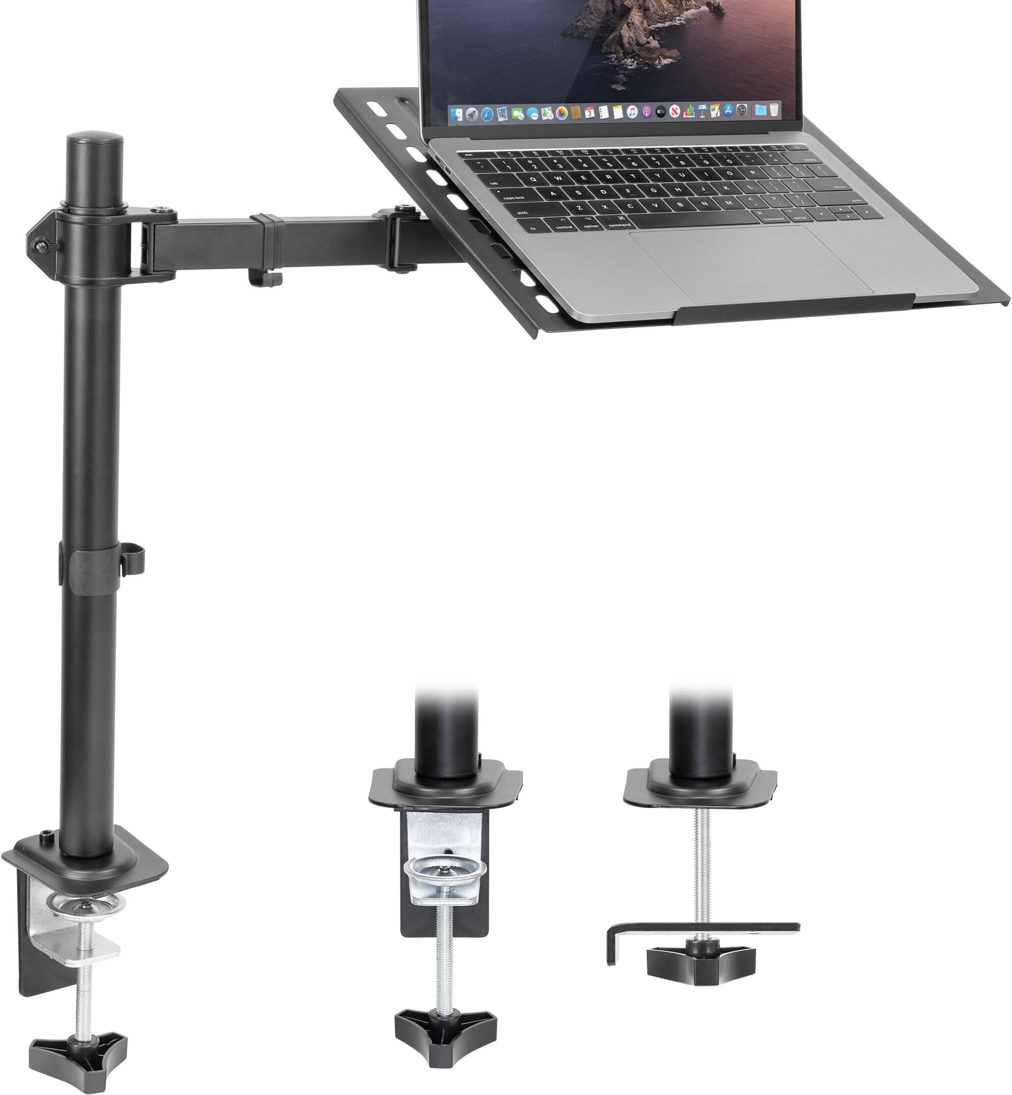 Mount-It! Laptop Desk Mount, Fully Adjustable Ergonomic Laptop Arm with ...