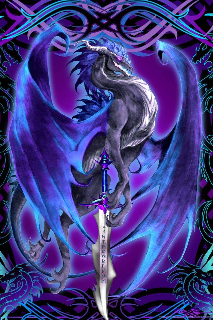 Blue Flames Dragon