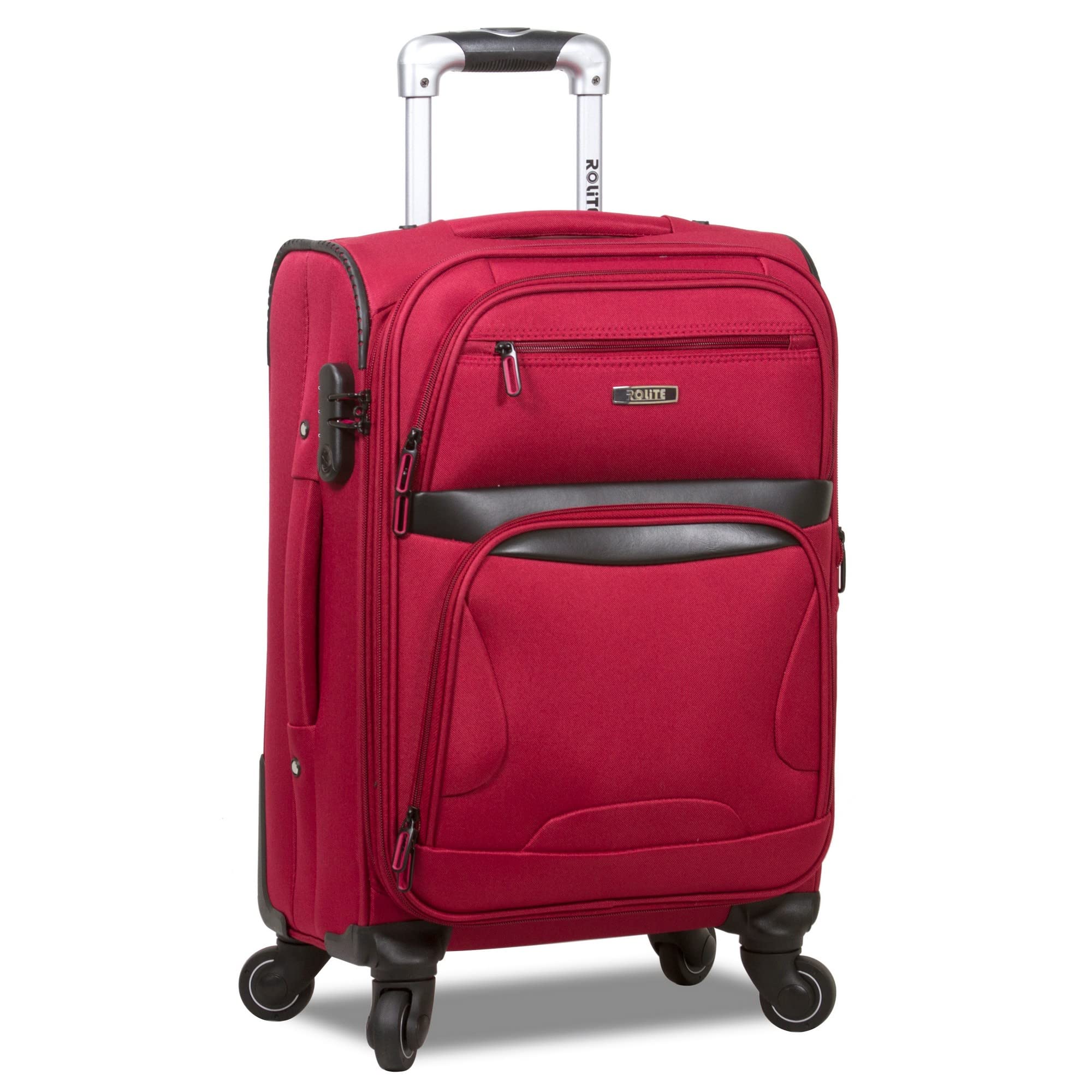 Rolite Explorer 3-Piece Expandable Spinner Luggage Set, Burgundy, One Size