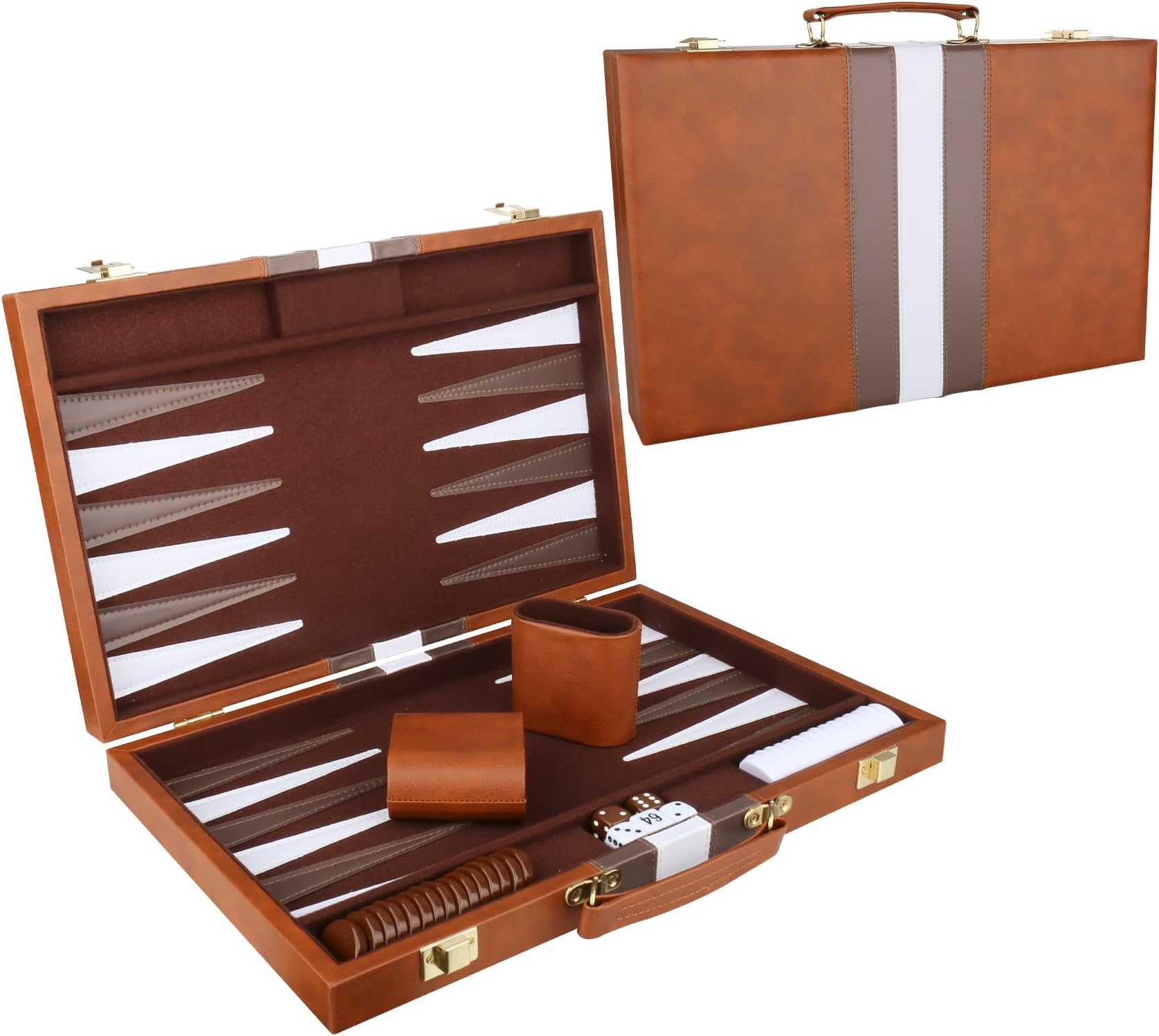 Amazon.com: Backgammon Set 15 inch, Medium - Classic Board Game for ...