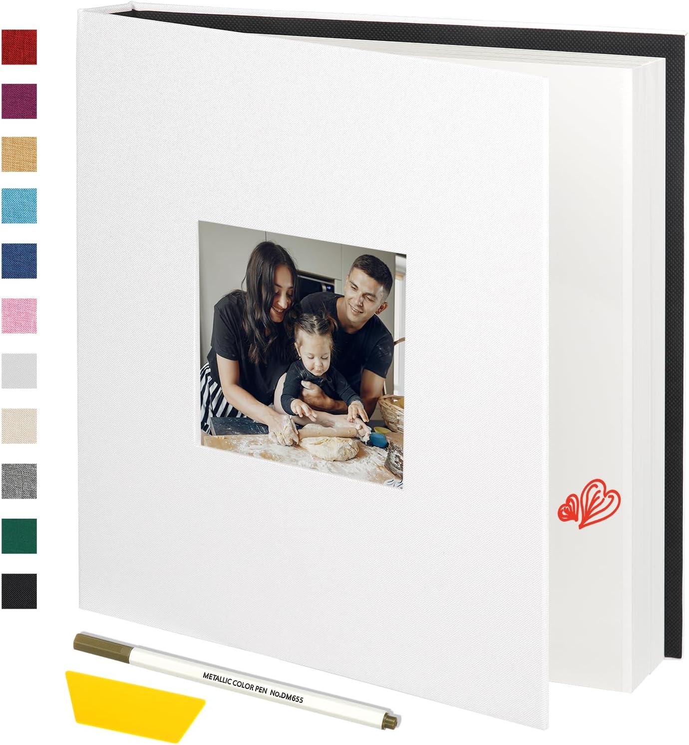 Artmag Photo Album Self Adhesive Scrapbook Album for 3x5 4x6 5x7 8x10 ...