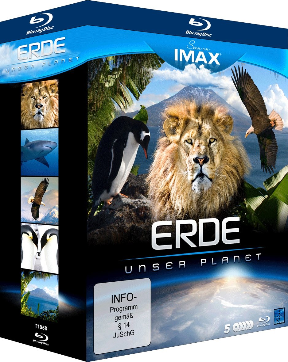 Seen On IMAX: Erde - Unser Planet (5 Blu-rays) [Blu-ray]: Amazon.de ...