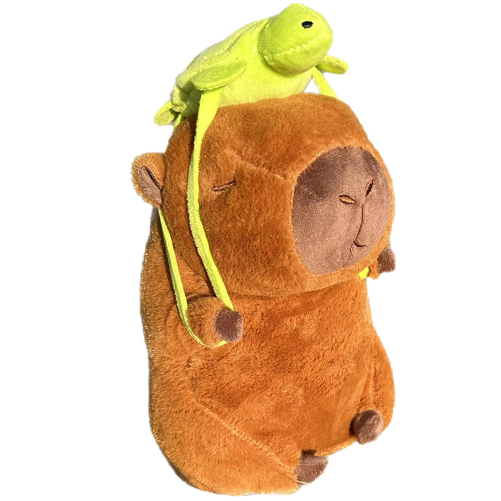 Amazon.com: 9Inches Capybara Stuffed Animal with Turtle Backpack ...