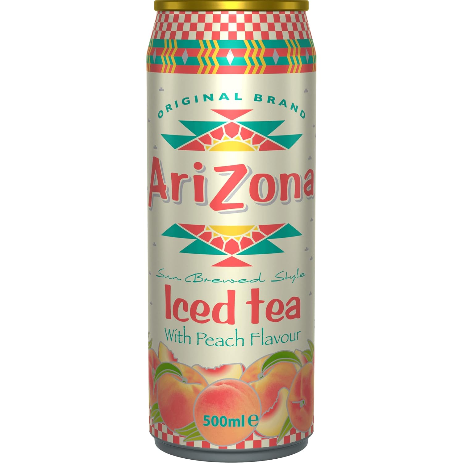 Amazon.com : AriZona Beverages Iced Tea with Peach Flavor, 23 oz ...