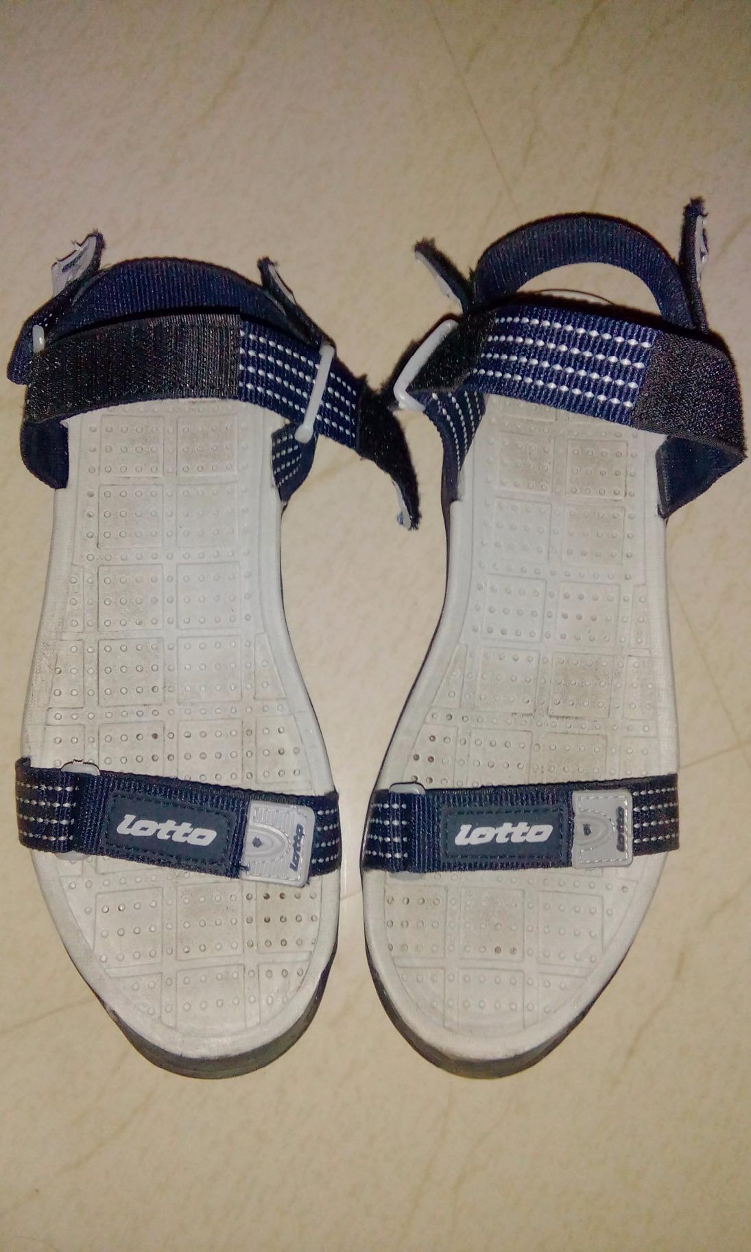 Lotto Men's Red/Grey Sandals and Floaters - 6 UK/India (40 EU) : Amazon ...