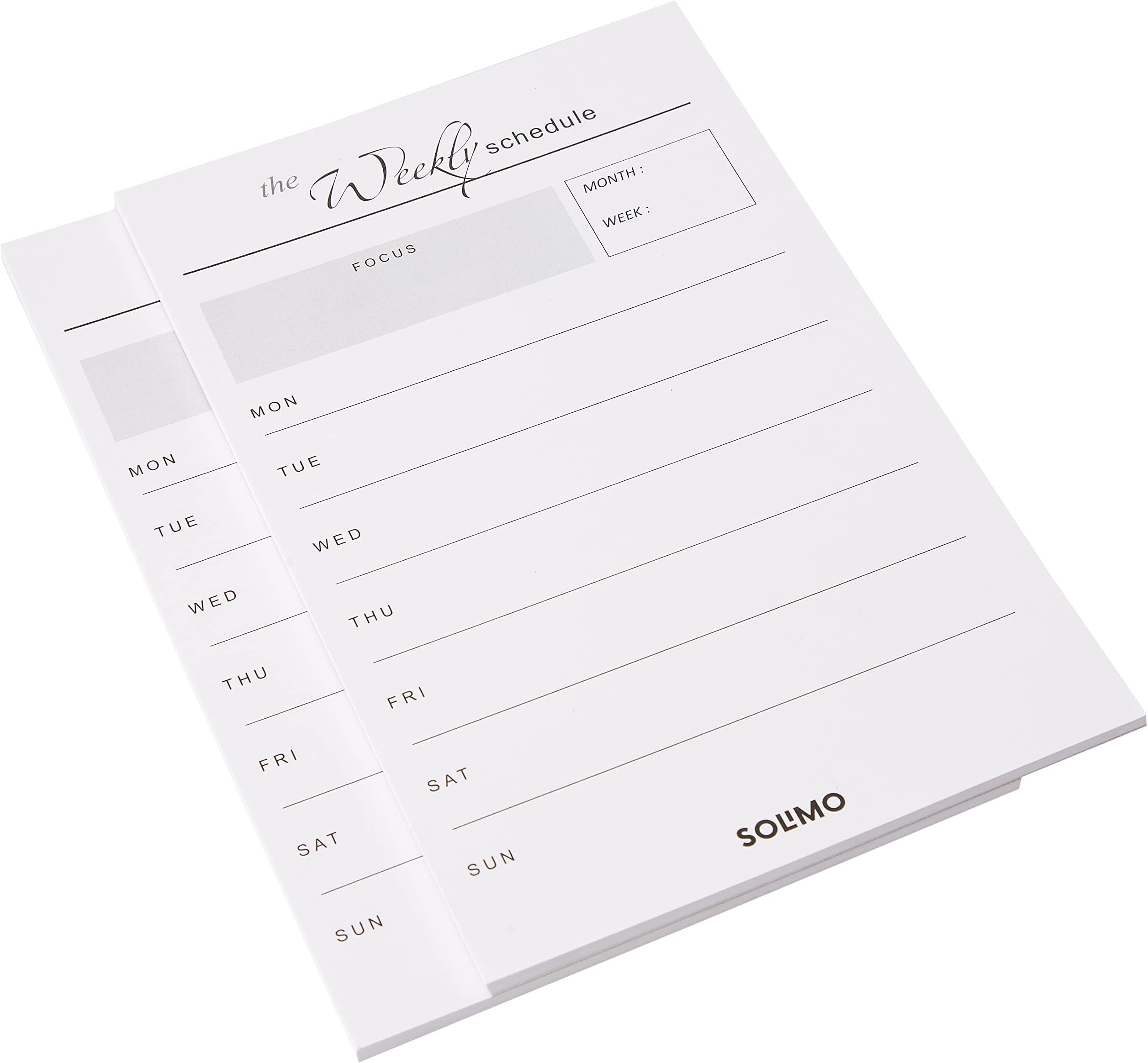 PG Creations A4 Size Daily Planner Writing Note Pad, One Side Ruled ...