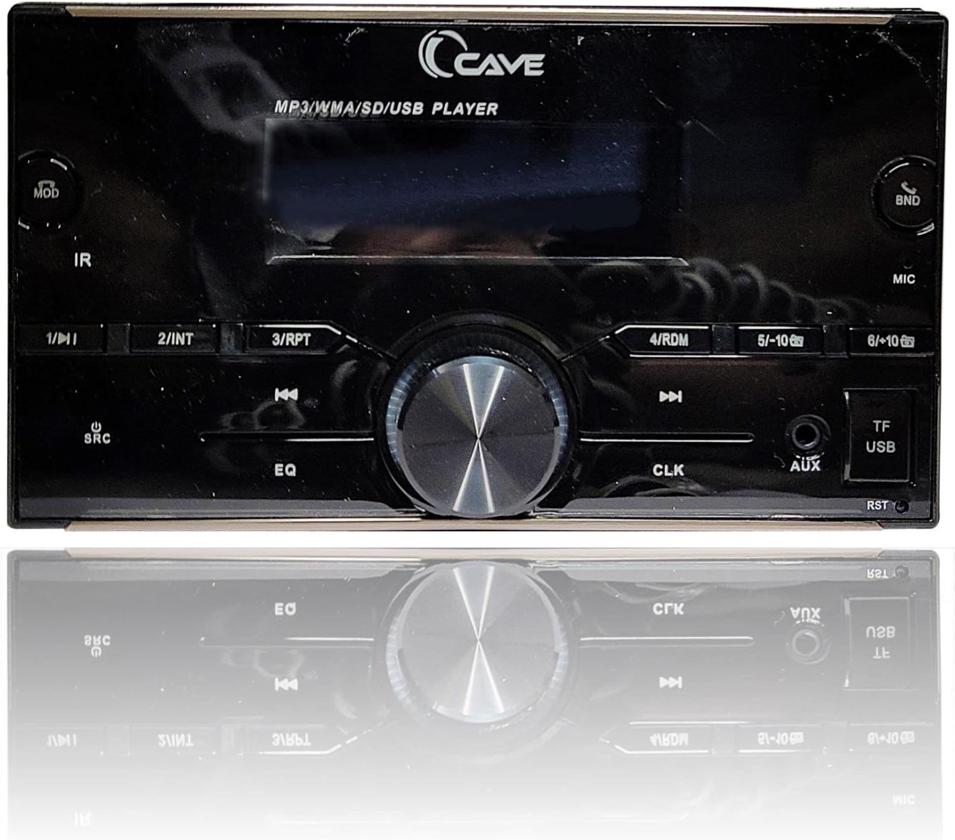 Cave Double Din Car MP3 Player with Bluetooth, FM, USB, AUX Audio ...