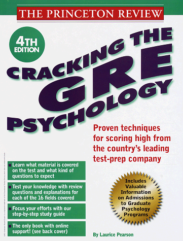 Amazon.com: Cracking the GRE Psychology, 4th Edition: 9780679784067 ...