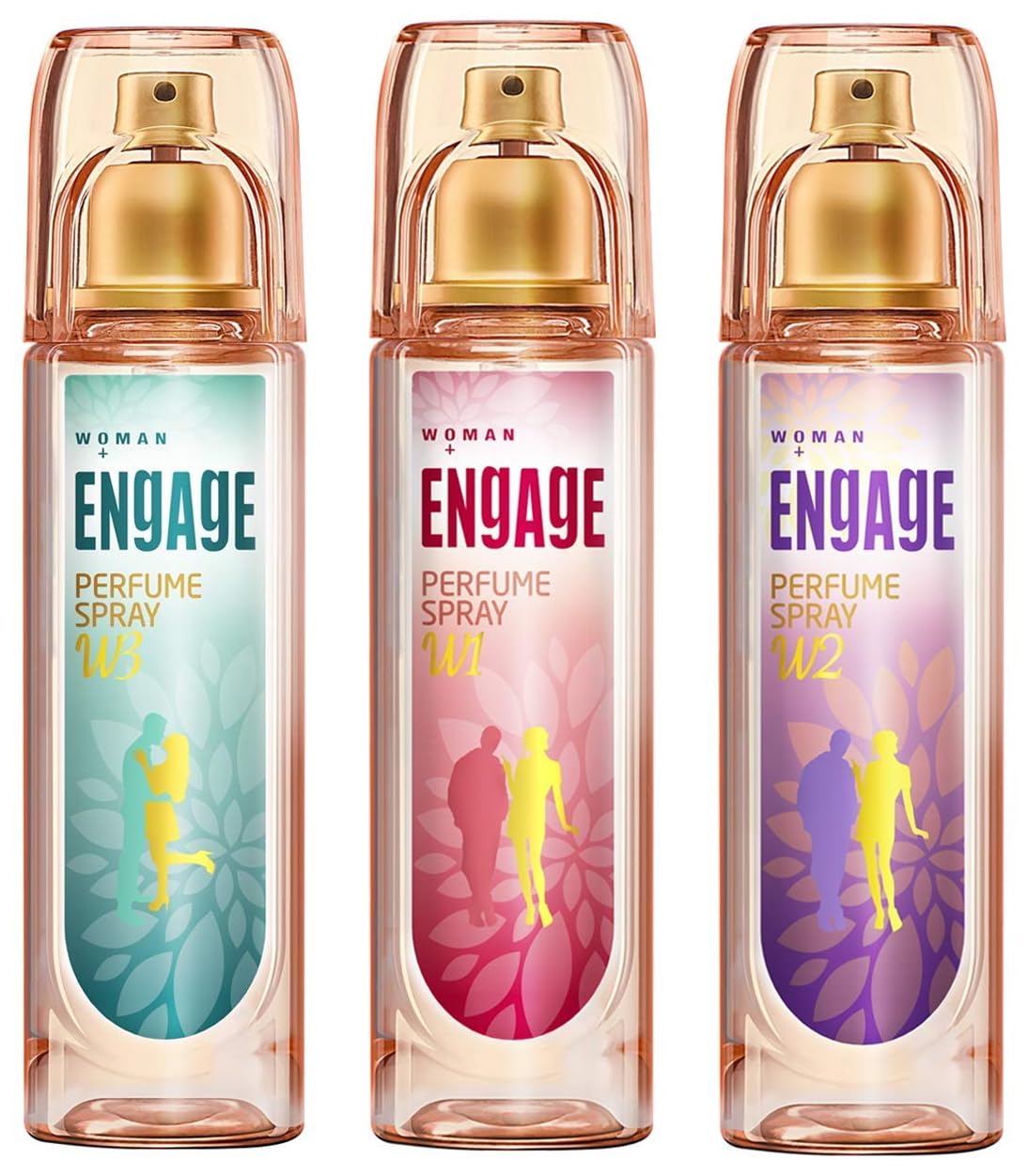 Buy Engage W3 Perfume Spray For Women, 120ml & W1 Perfume Spray For ...
