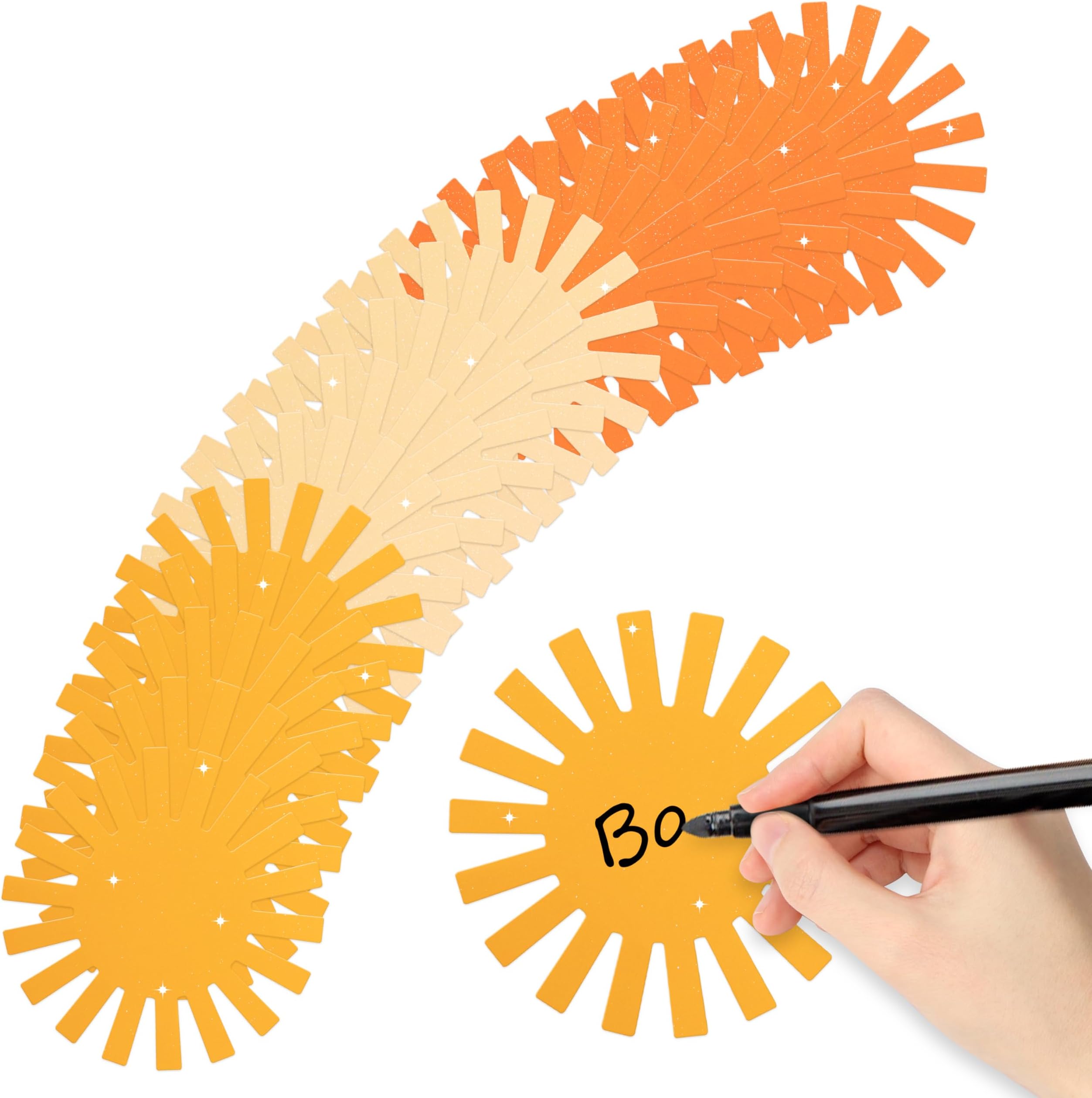 Amazon.com: 60 PCS Sun Cutouts, 10 Designs Bulletin Board Decoration ...