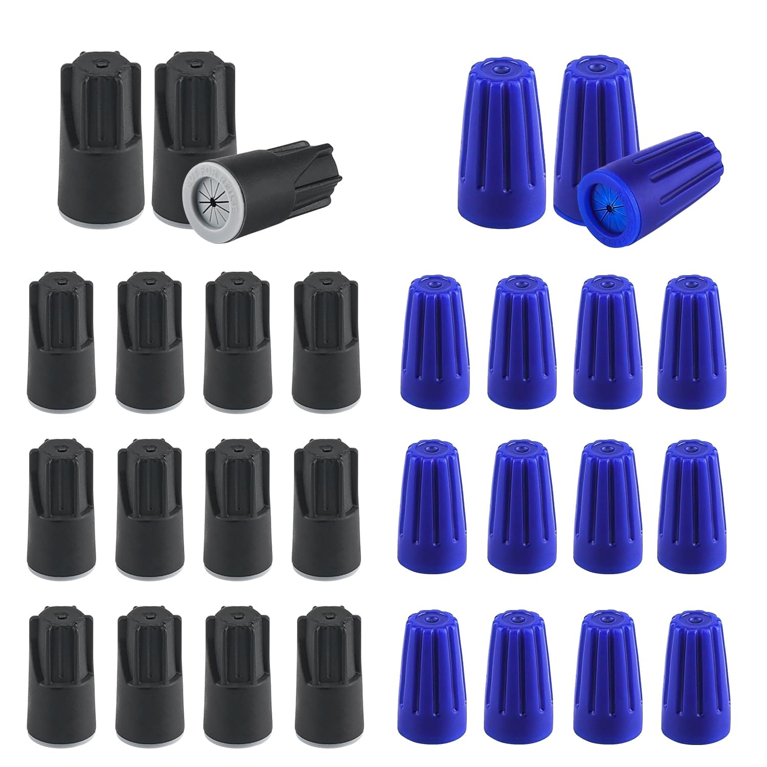 30PCS Waterproof Wire Nut Connectors, Outdoor Seal Electrical Twist ...