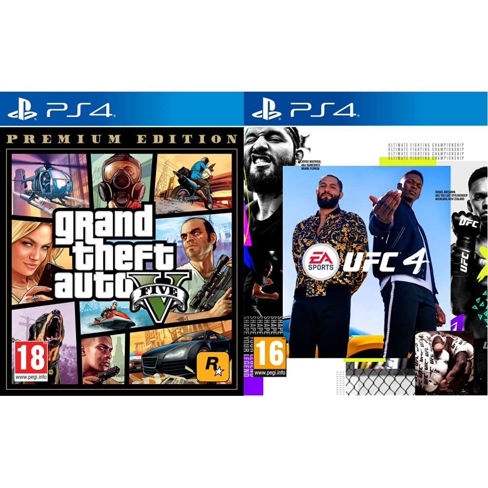 Buy Grand Theft Auto V - Premium Edition (PS4)+UFC 4 (PS4) Online at ...