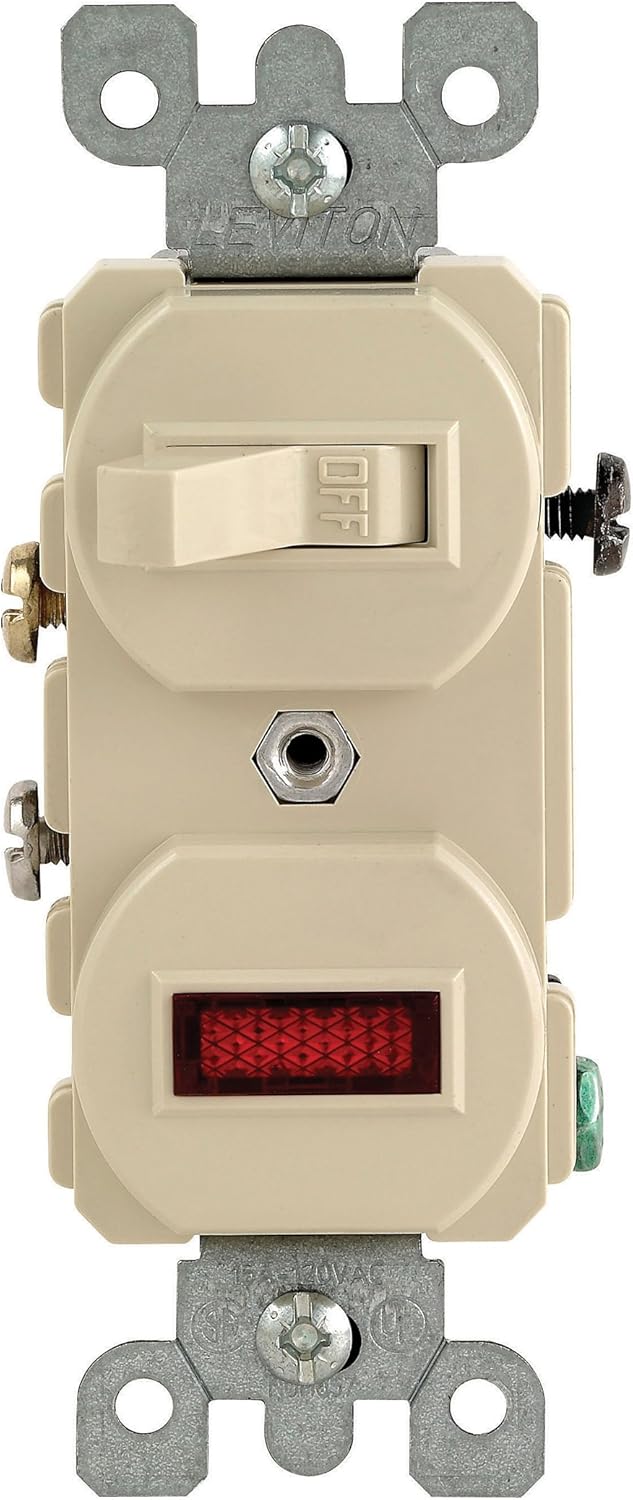 Leviton 105-5226-ISP Lighted Pilot Switch - Wall Light Switches ...