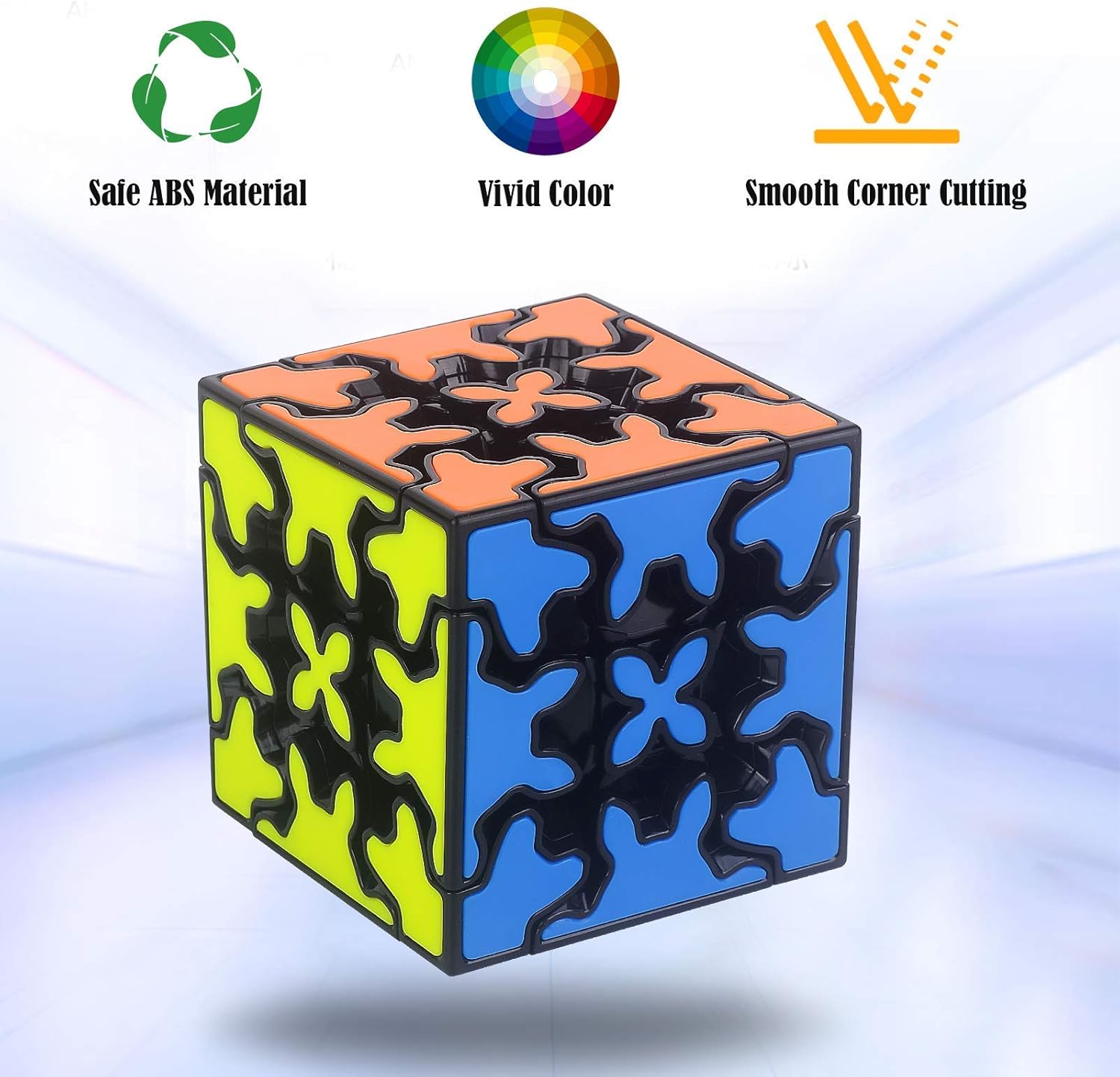SHONCO Magic Cube,Gear Cube, Speed Cube, 360-degree Rotatable ...