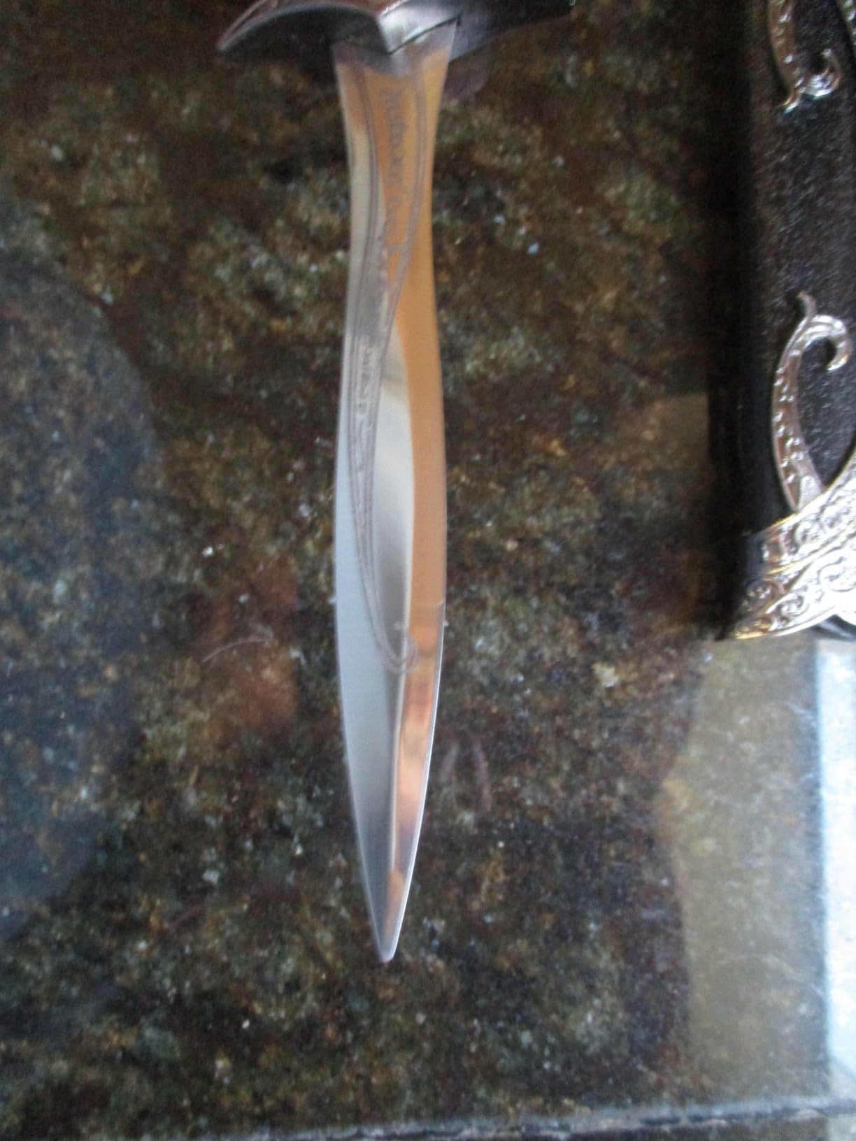 Amazon.com: Roman Medieval Dagger - Fantasy Short Sword Sting Knife Steel Blade, Metal Design ...