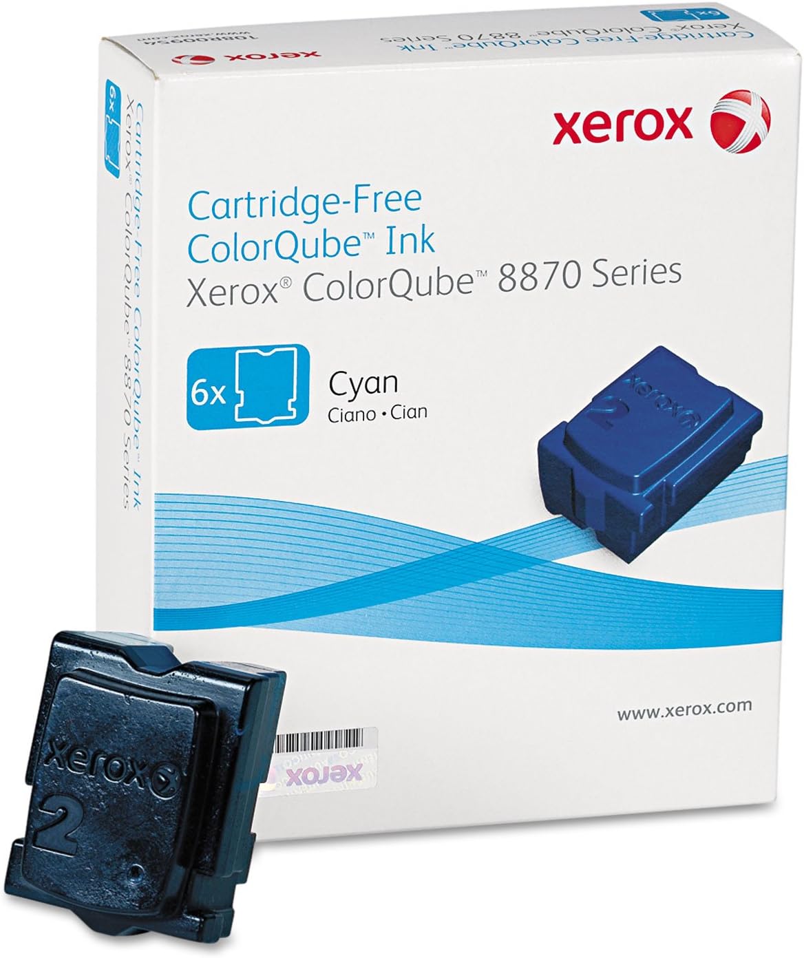 Amazon.com: Xerox ColorQube 8570/8580 Back Solid Ink (4 Sticks, 8,600 ...