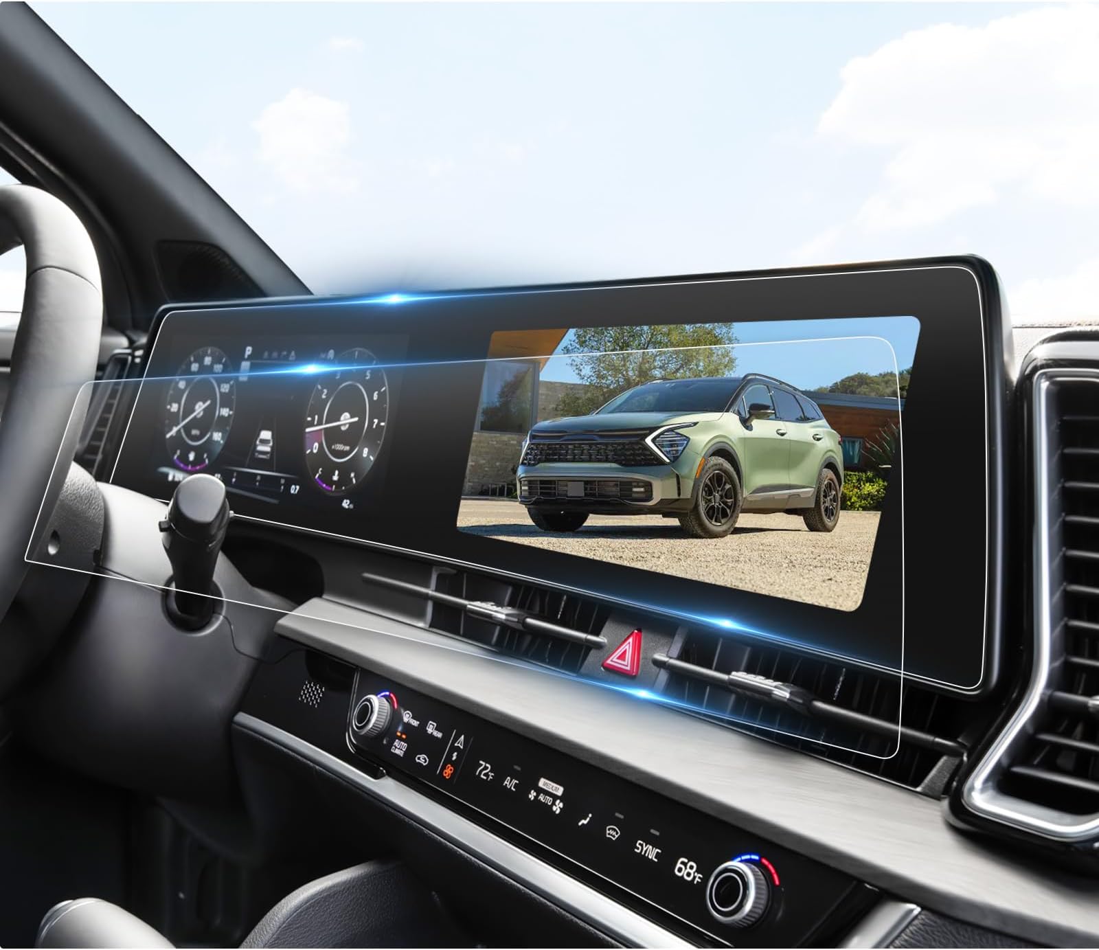 Amazon.com: BIBIBO 2Pcs for 2023 2024 Kia Sportage Screen Protector ...